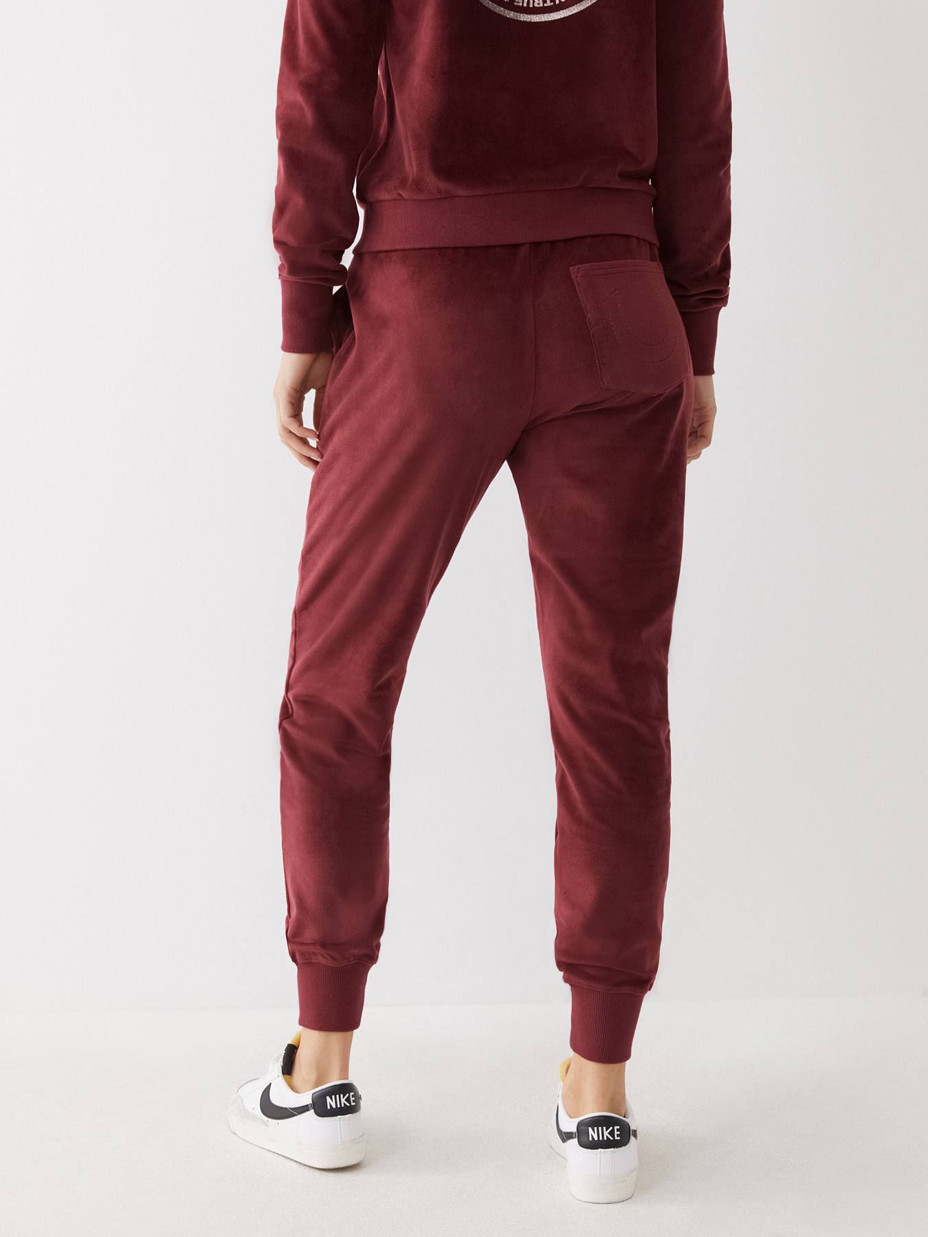 VELOUR LOGO JOGGER