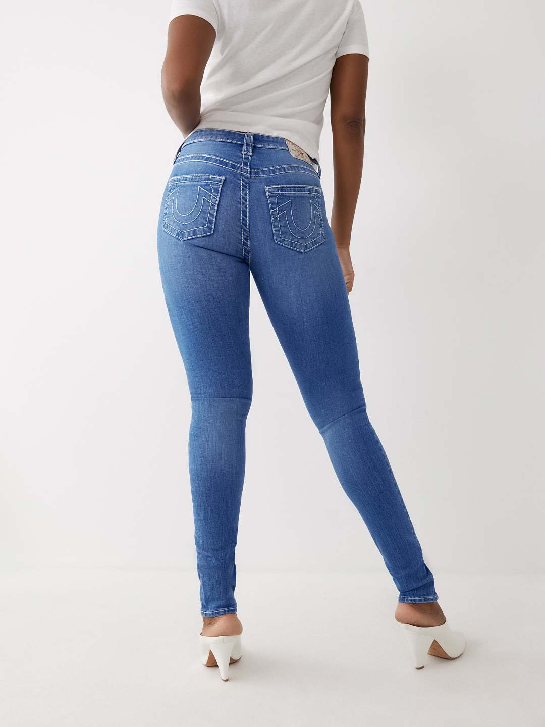 STELLA BIG T STITCH SKINNY JEAN - TECHNICOLOUR | True Religion