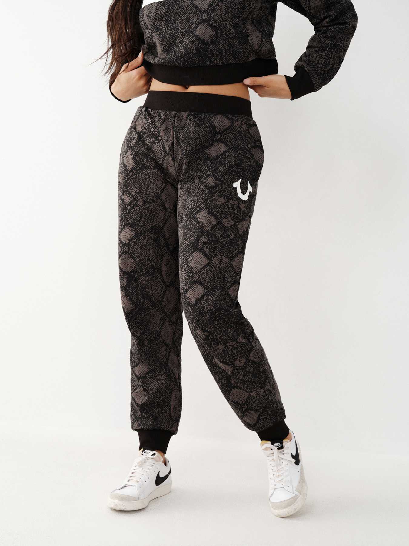 ALLOVER PRINT HIGH RISE JOGGER
