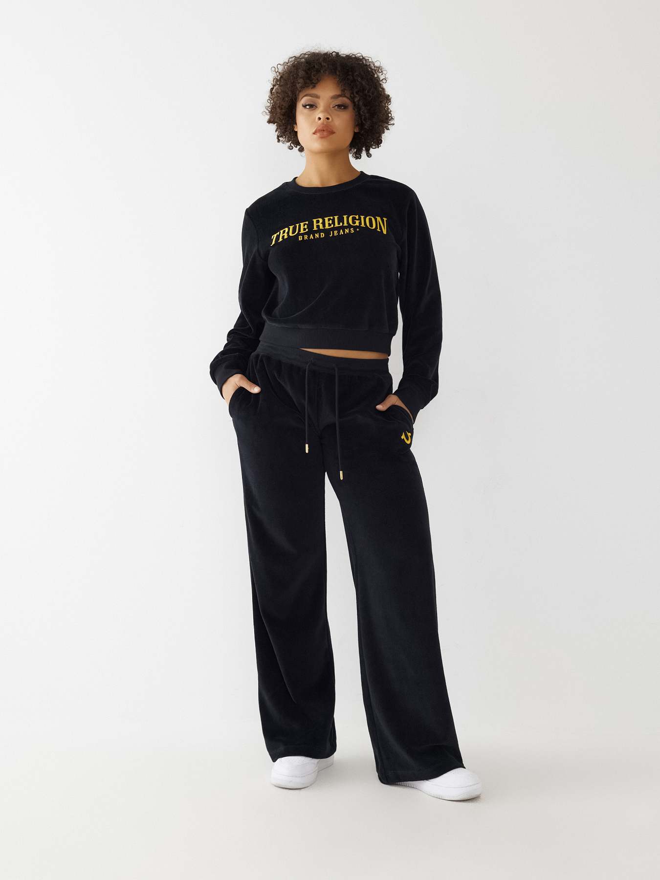 VELOUR LOGO SWEATSHIRT | True Religion