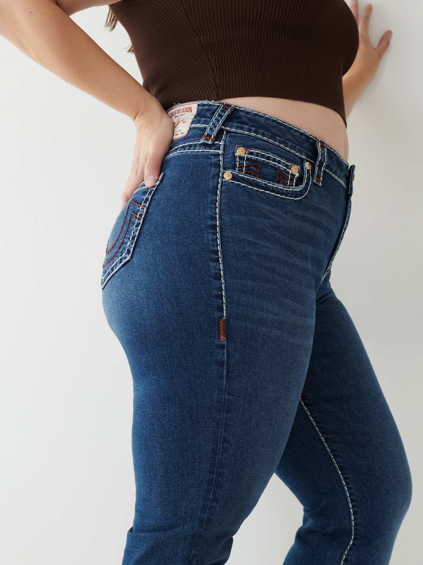 BILLIE SUPER T STITCH STRAIGHT JEAN