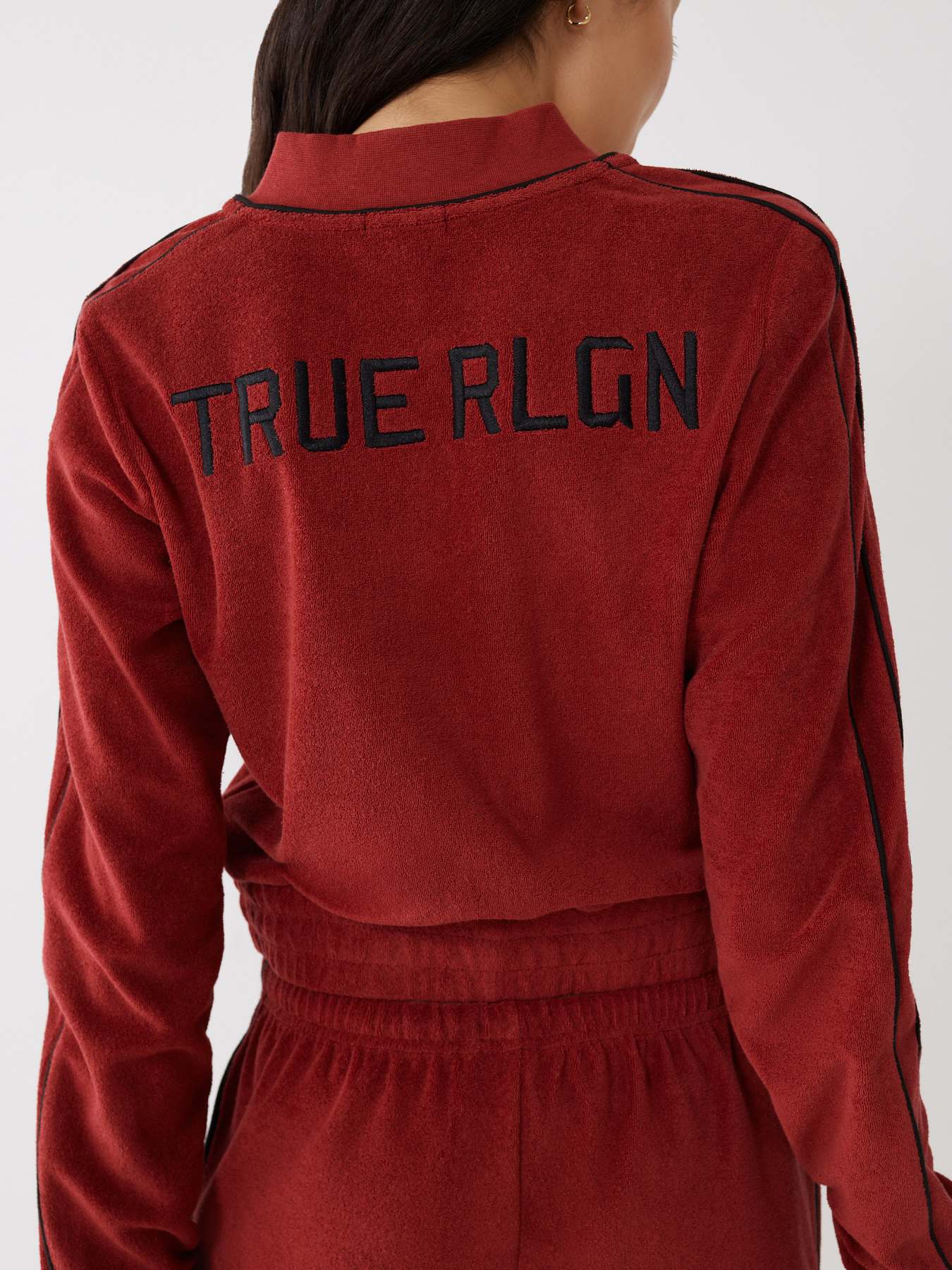 TERRY ZIP SWEATSHIRT