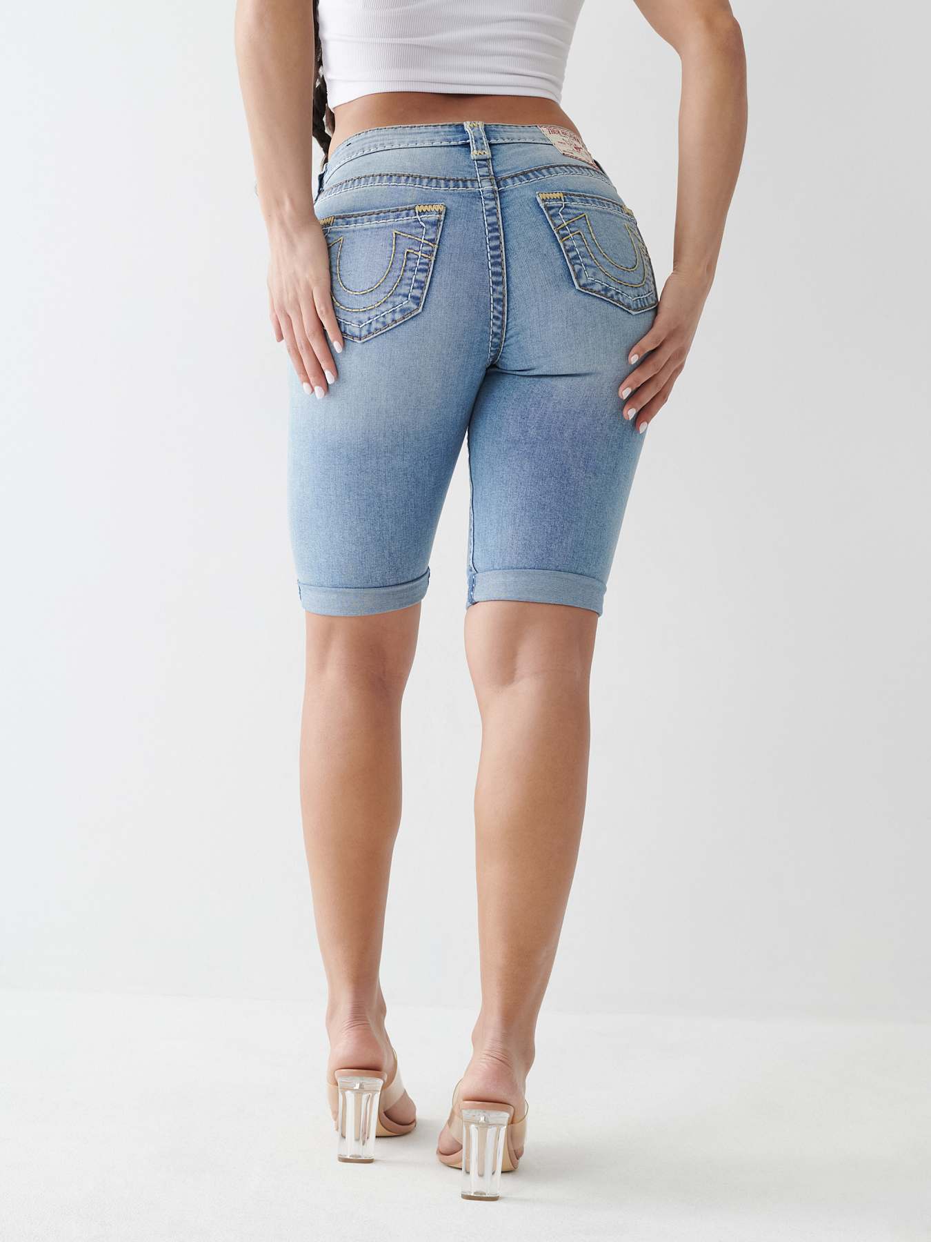 RILEY SUPER T STITCH KNEE SHORT