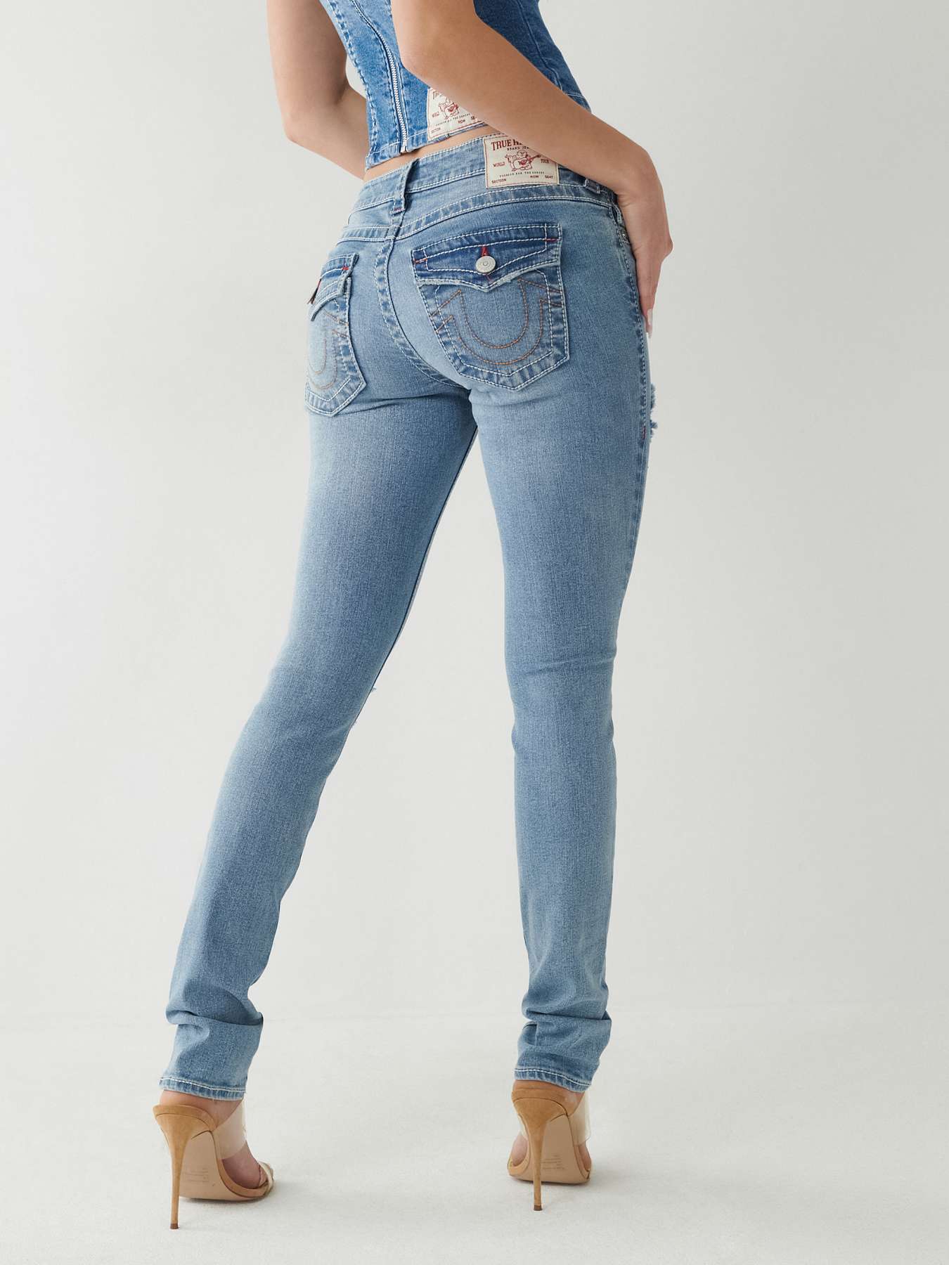 STELLA BIG T LOW RISE SKINNY JEAN
