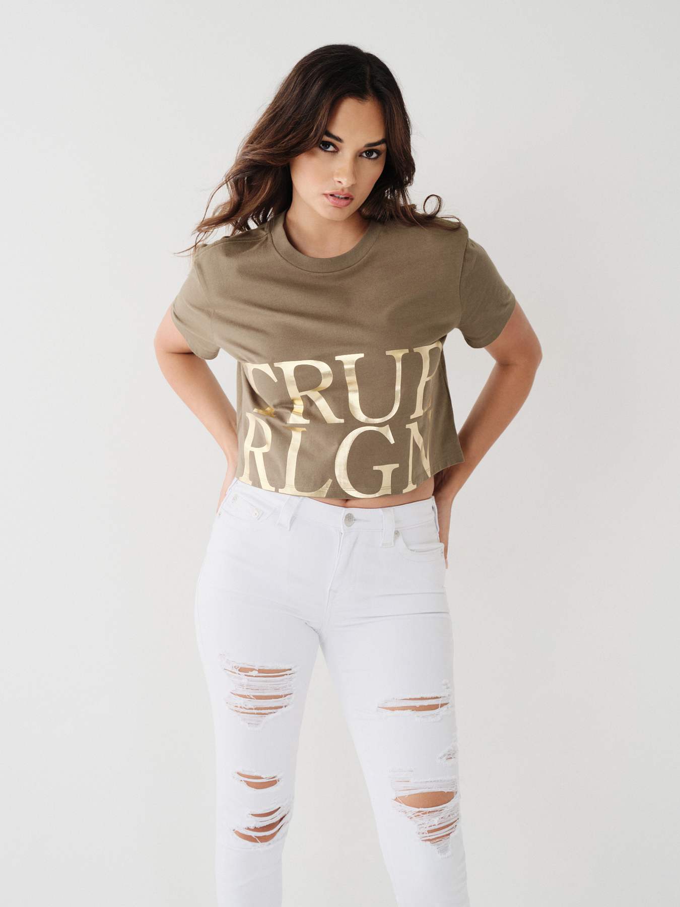 TRUE RLGN CROP RELAXED TEE | True Religion