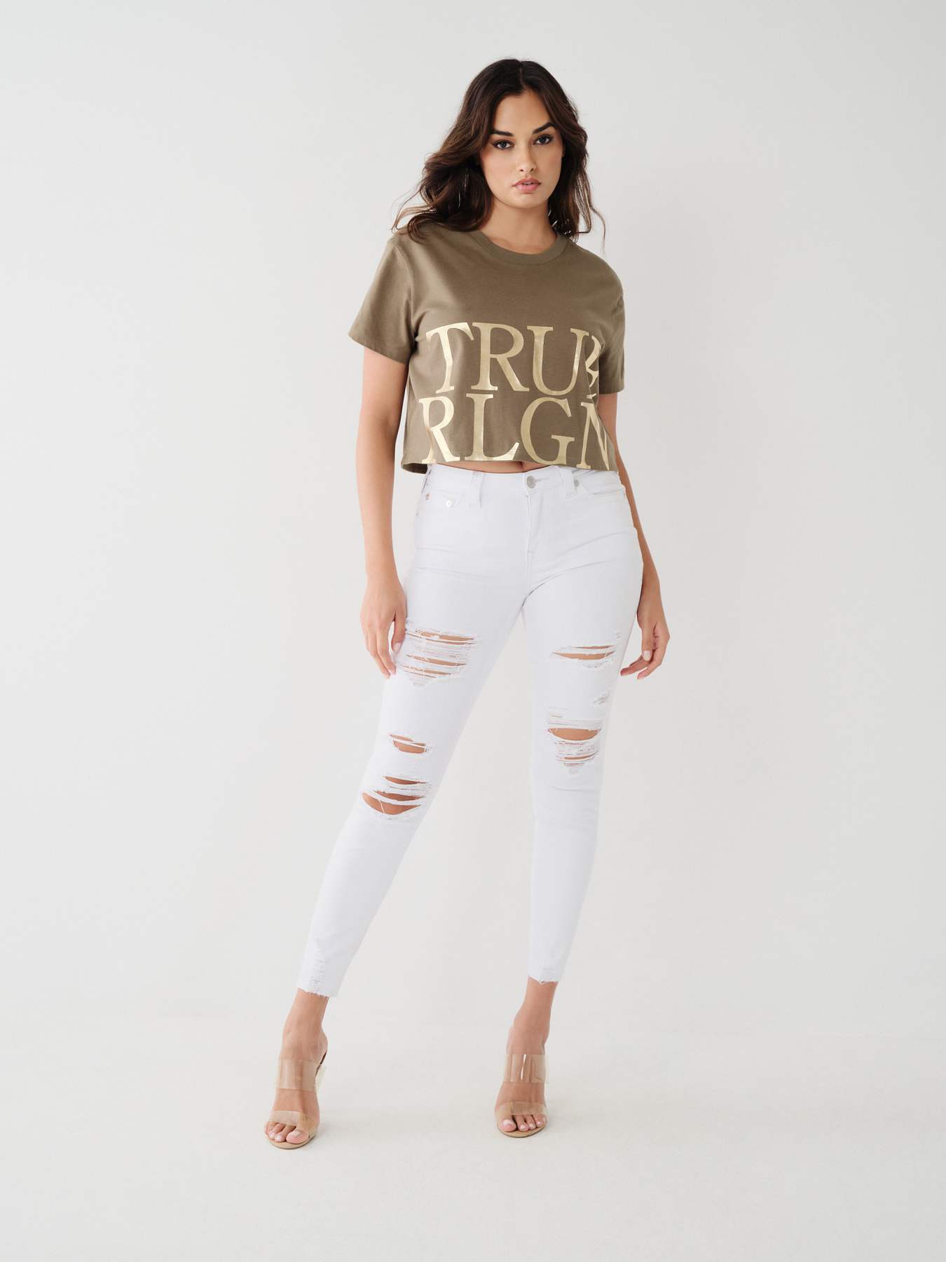 TRUE RLGN CROP RELAXED TEE | True Religion
