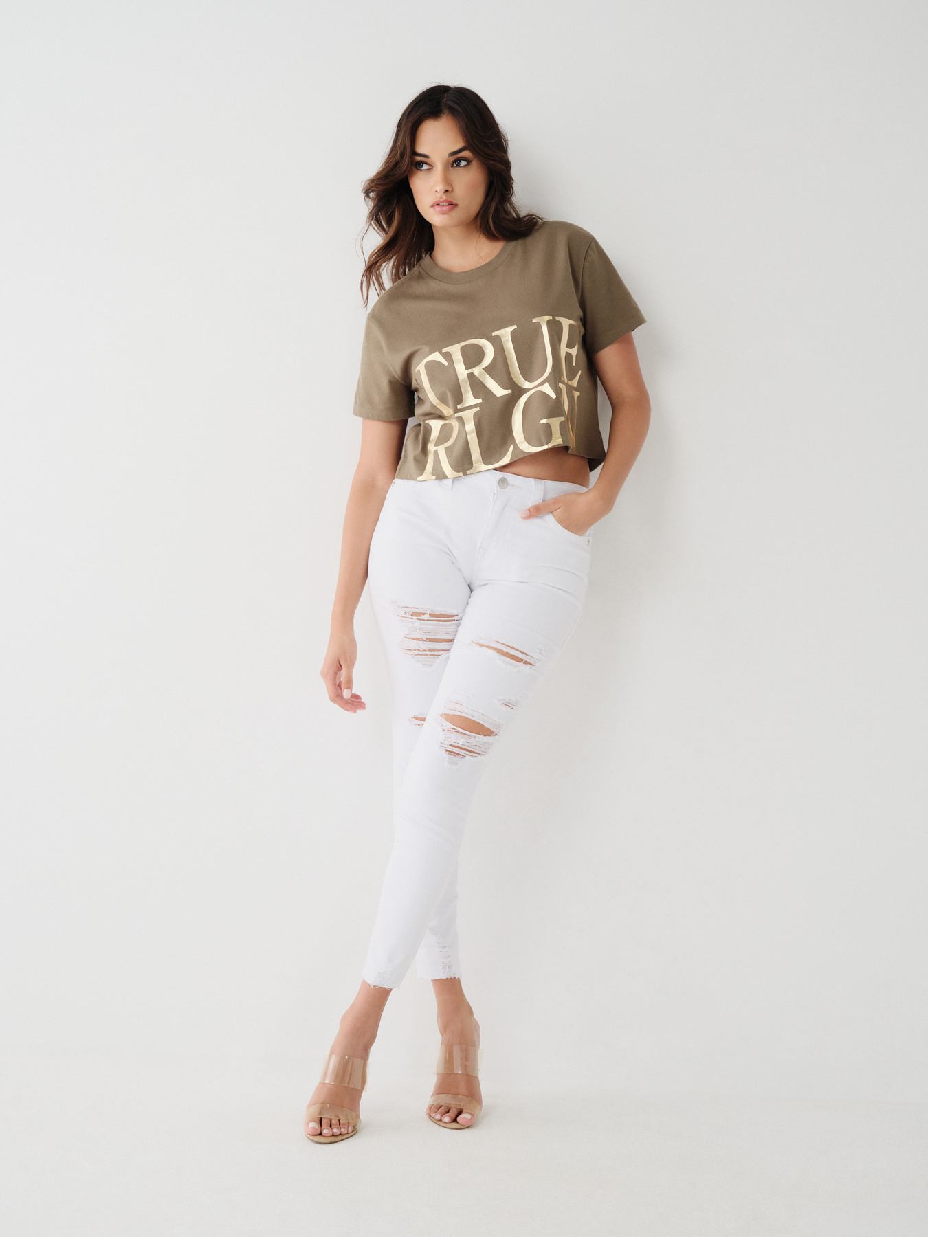 TRUE RLGN CROP RELAXED TEE | True Religion
