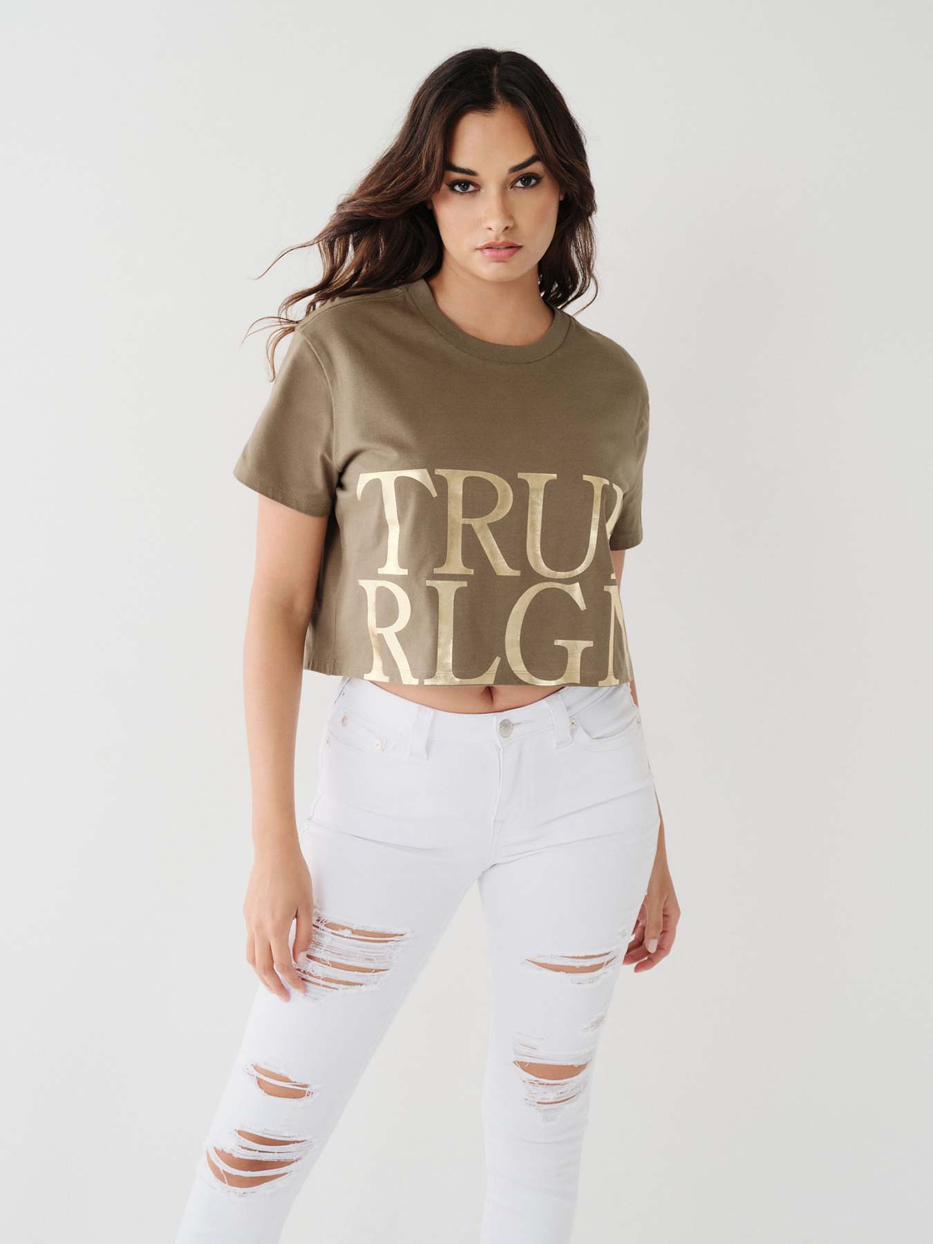 TRUE RLGN CROP RELAXED TEE | True Religion