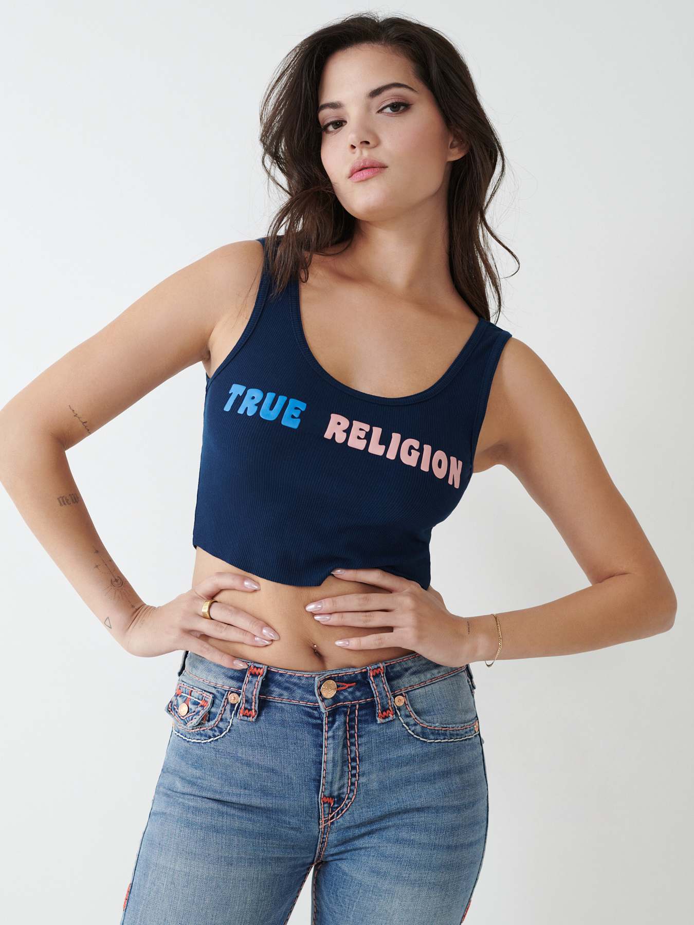 LOGO CROP TANK | True Religion