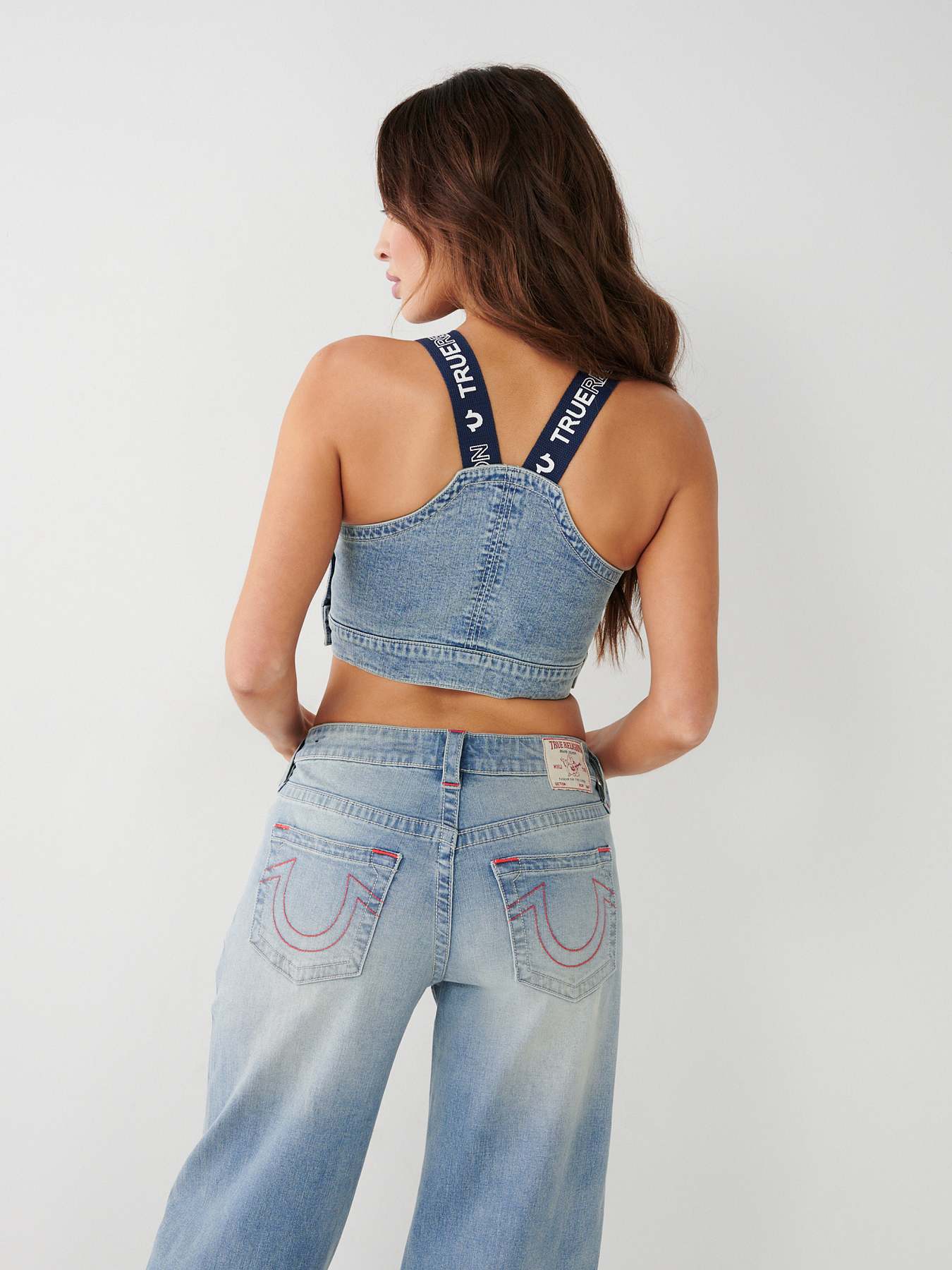 OVERALL DENIM TOP
