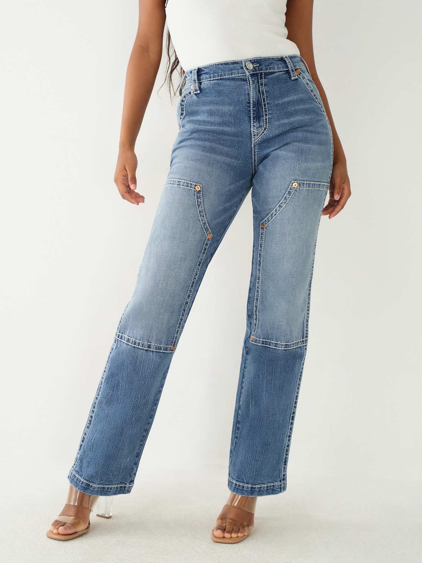 SARAH HIGH RISE BIG T STRAIGHT JEAN | True Religion