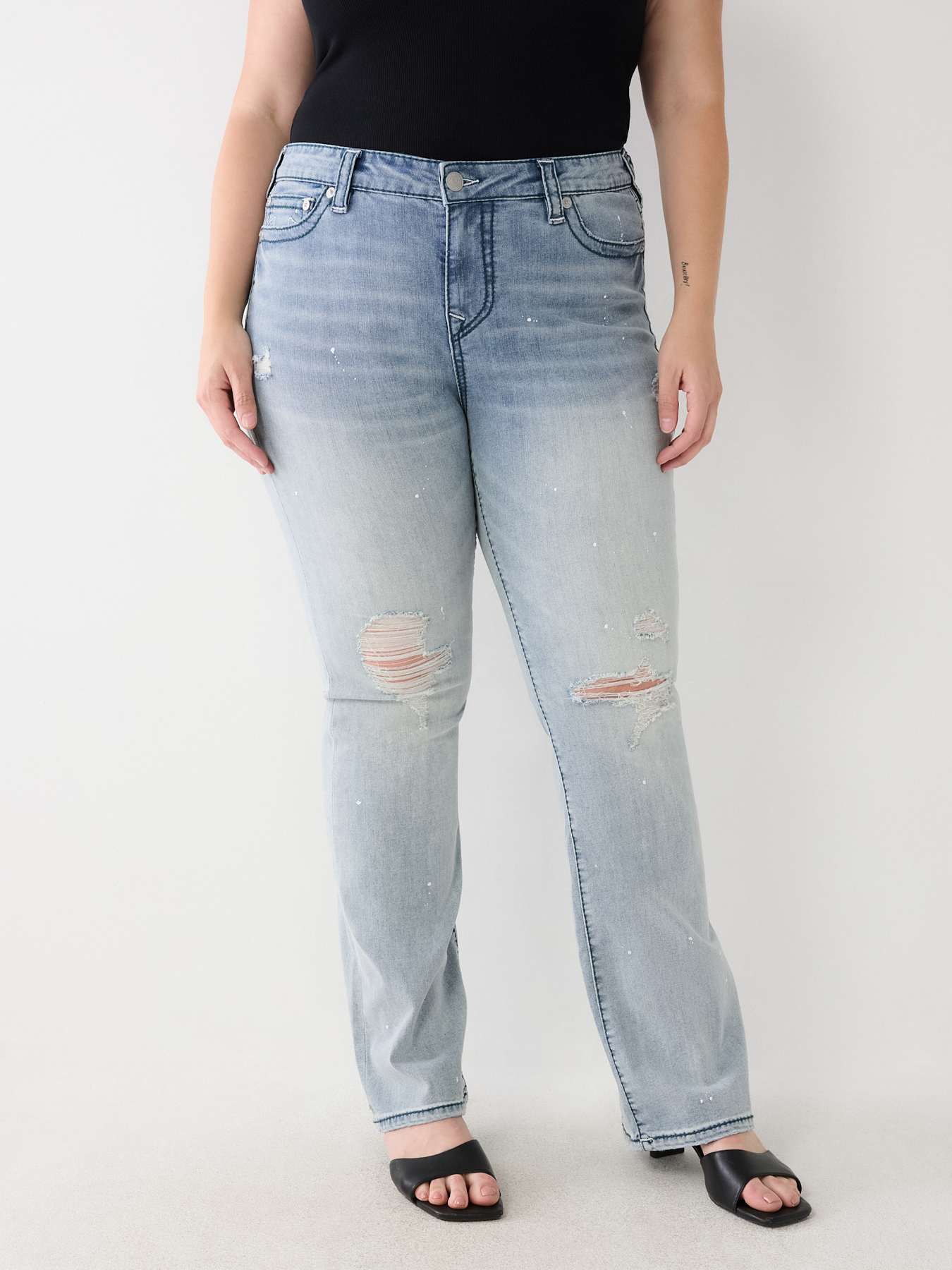 PLUS BECCA BIG T STITCH BOOTCUT JEAN | True Religion