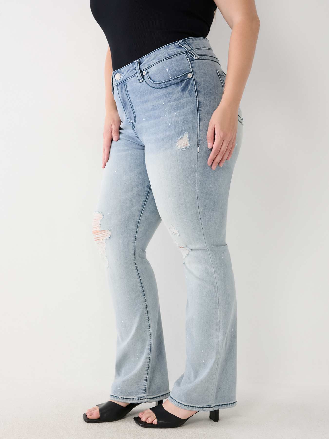PLUS BECCA BIG T STITCH BOOTCUT JEAN | True Religion