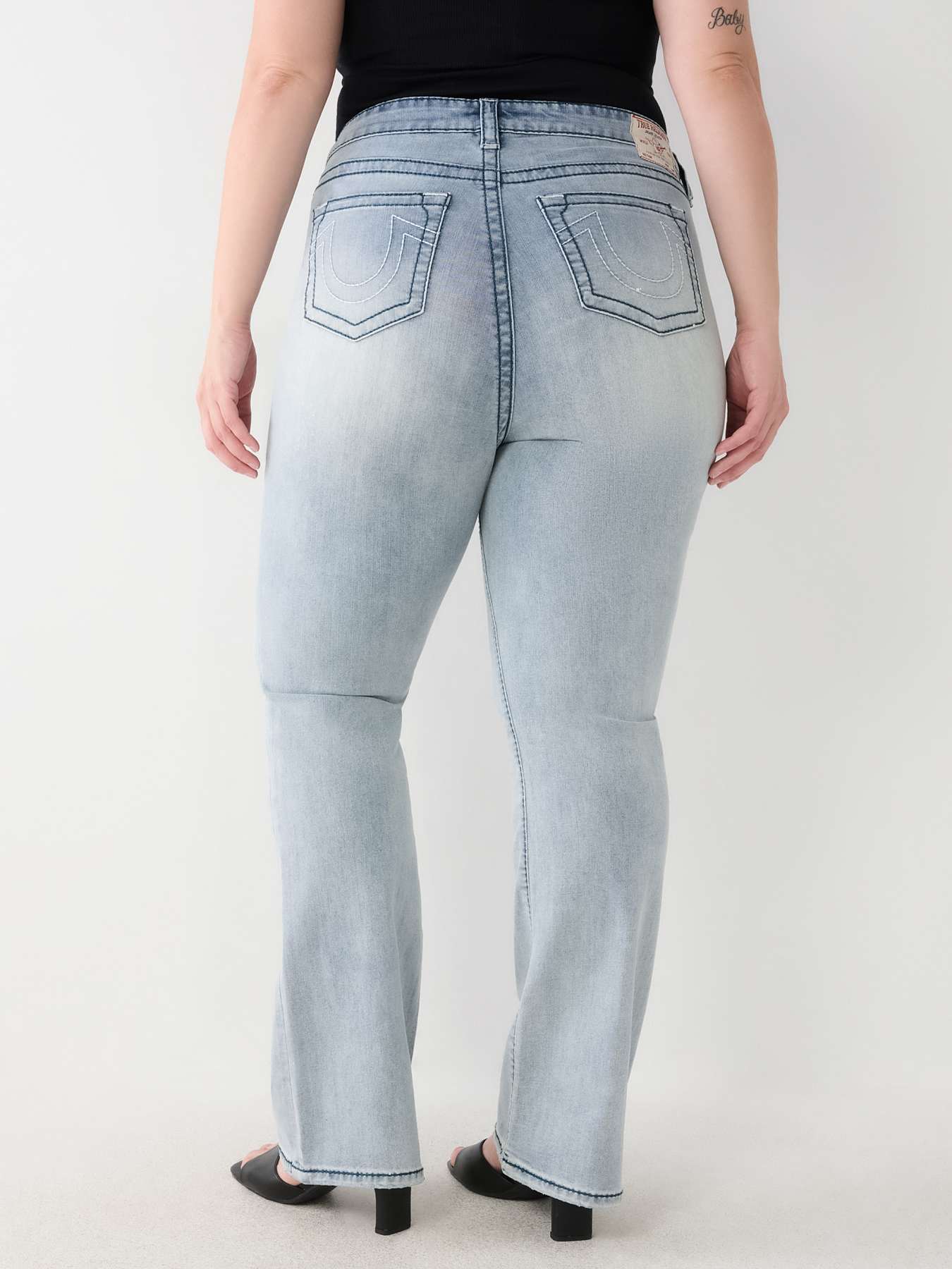 PLUS BECCA BIG T STITCH BOOTCUT JEAN | True Religion