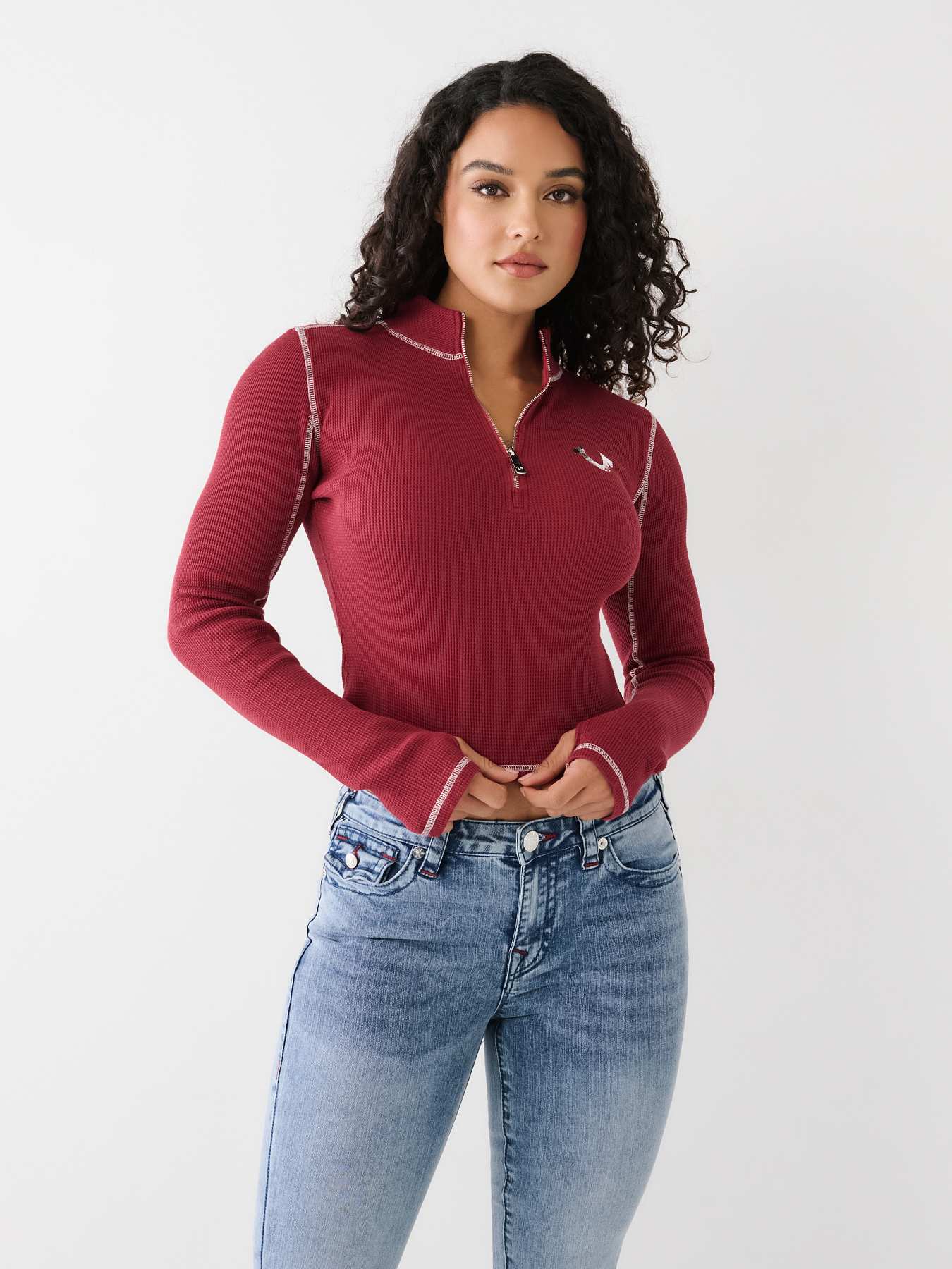 HALF ZIP TOP