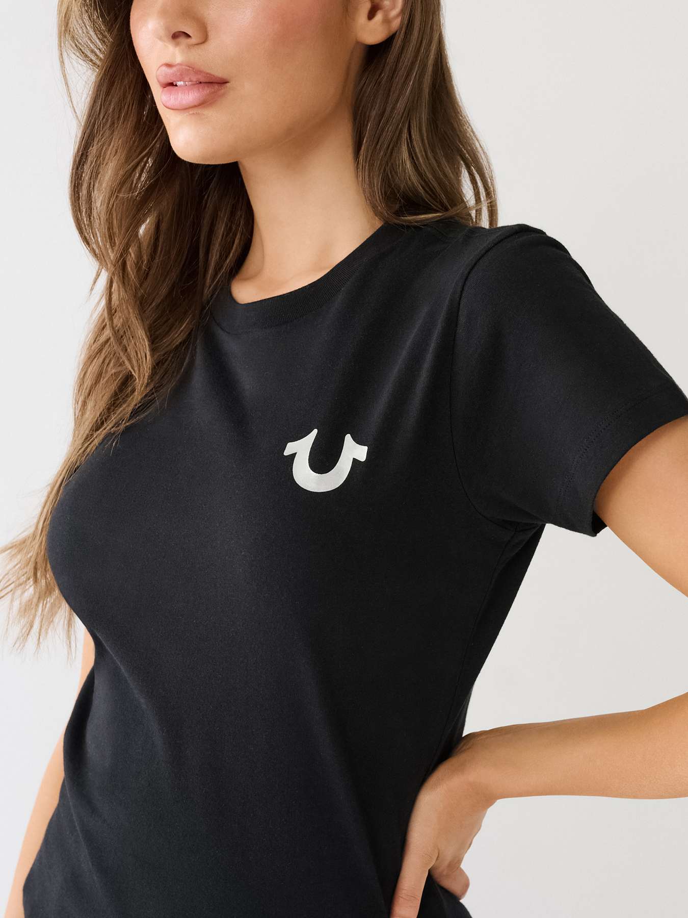 STUDDED LOGO TEE