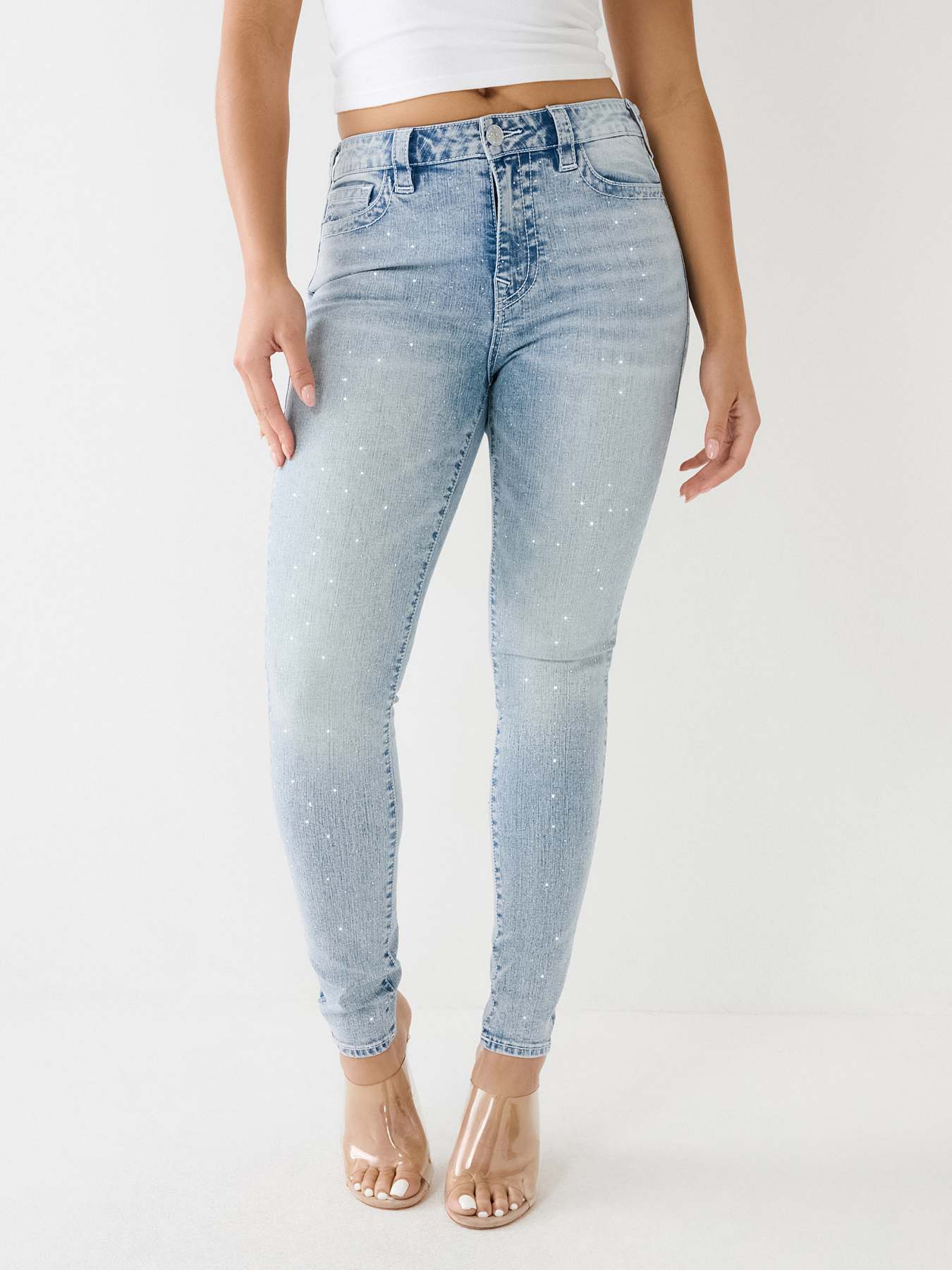 CRYSTAL JENNIE HIGH RISE CURVY SKINNY JEAN