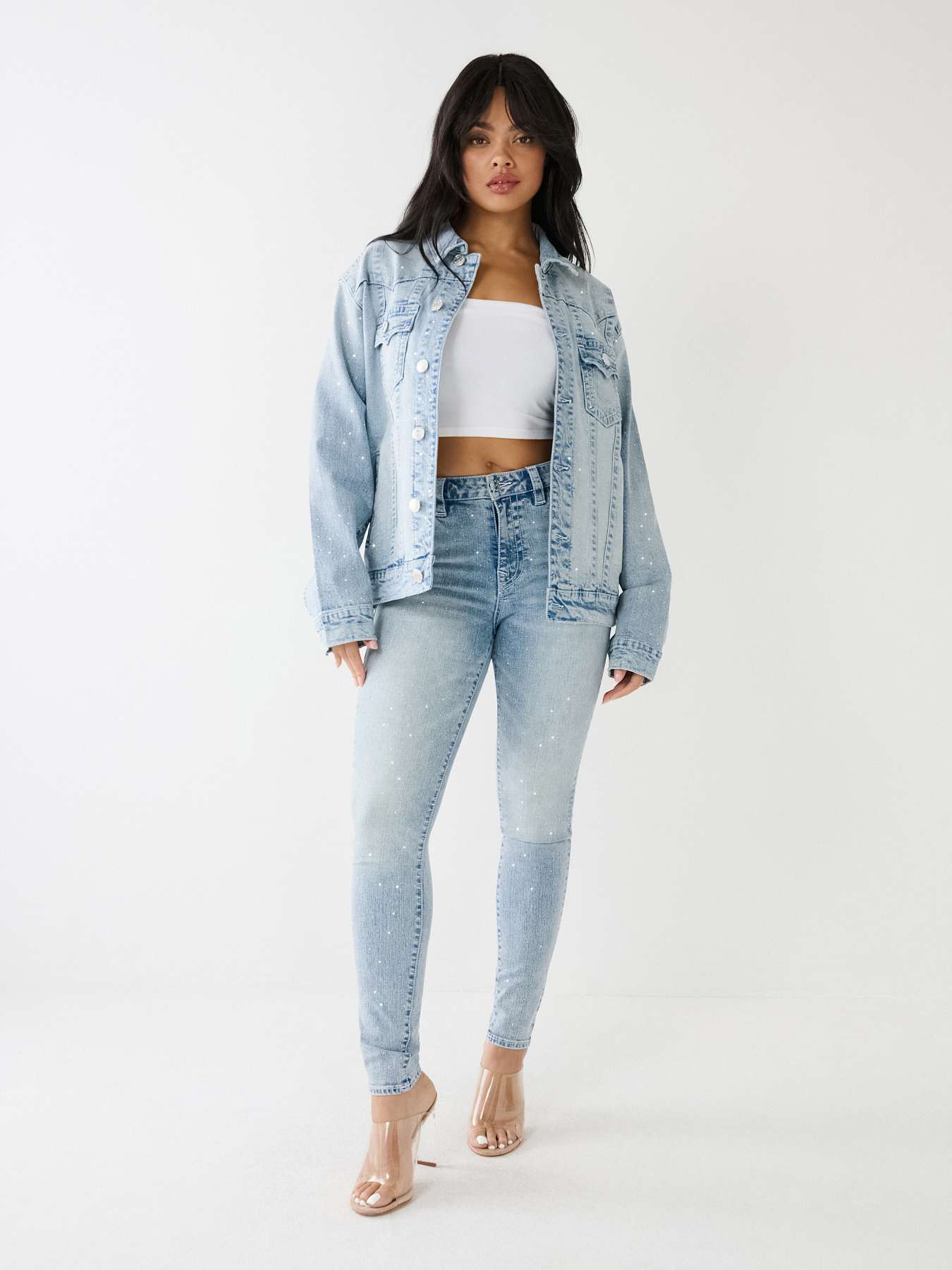 CRYSTAL JENNIE HIGH RISE CURVY SKINNY JEAN