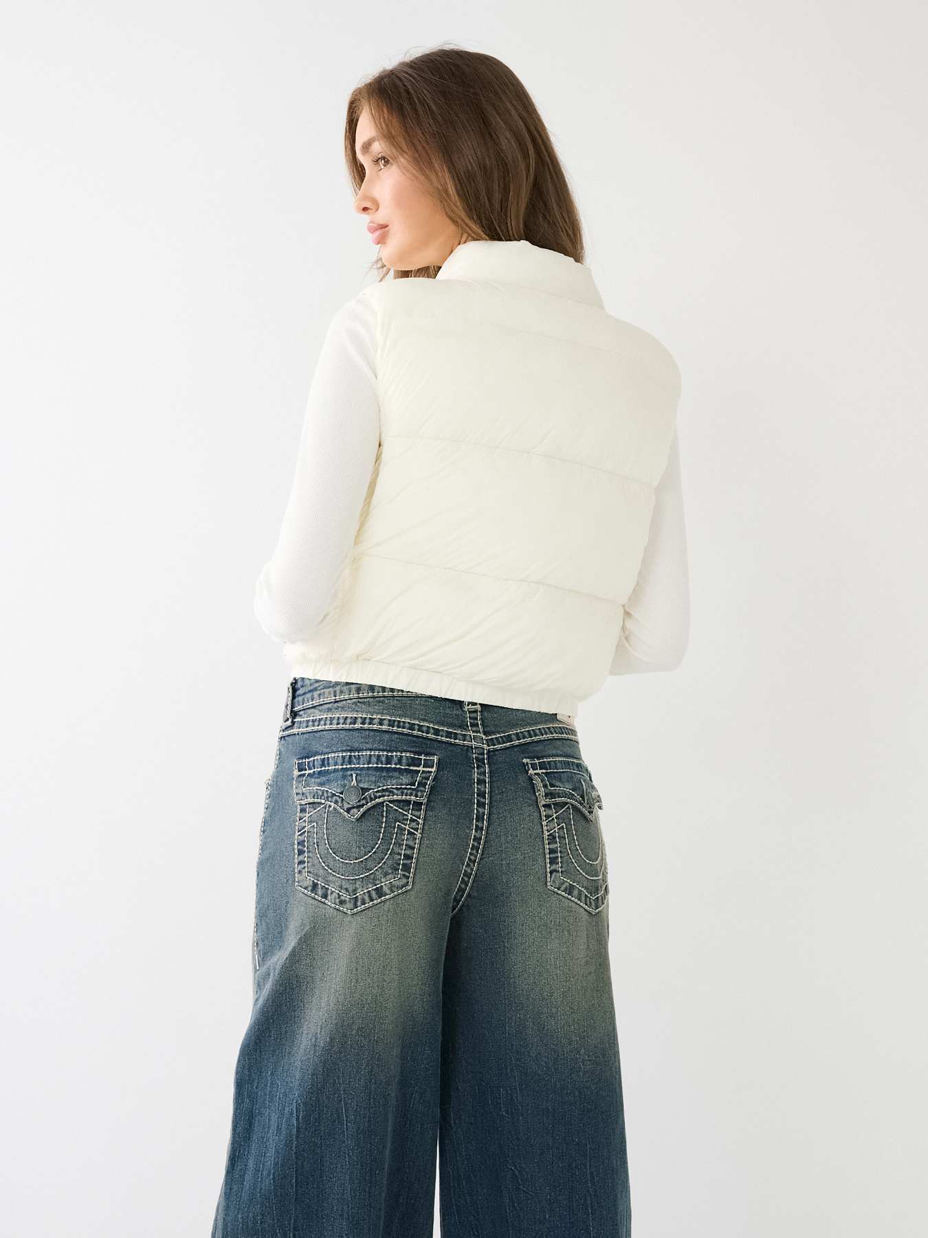 TRUE RLGN ZIP PUFFER VEST | True Religion