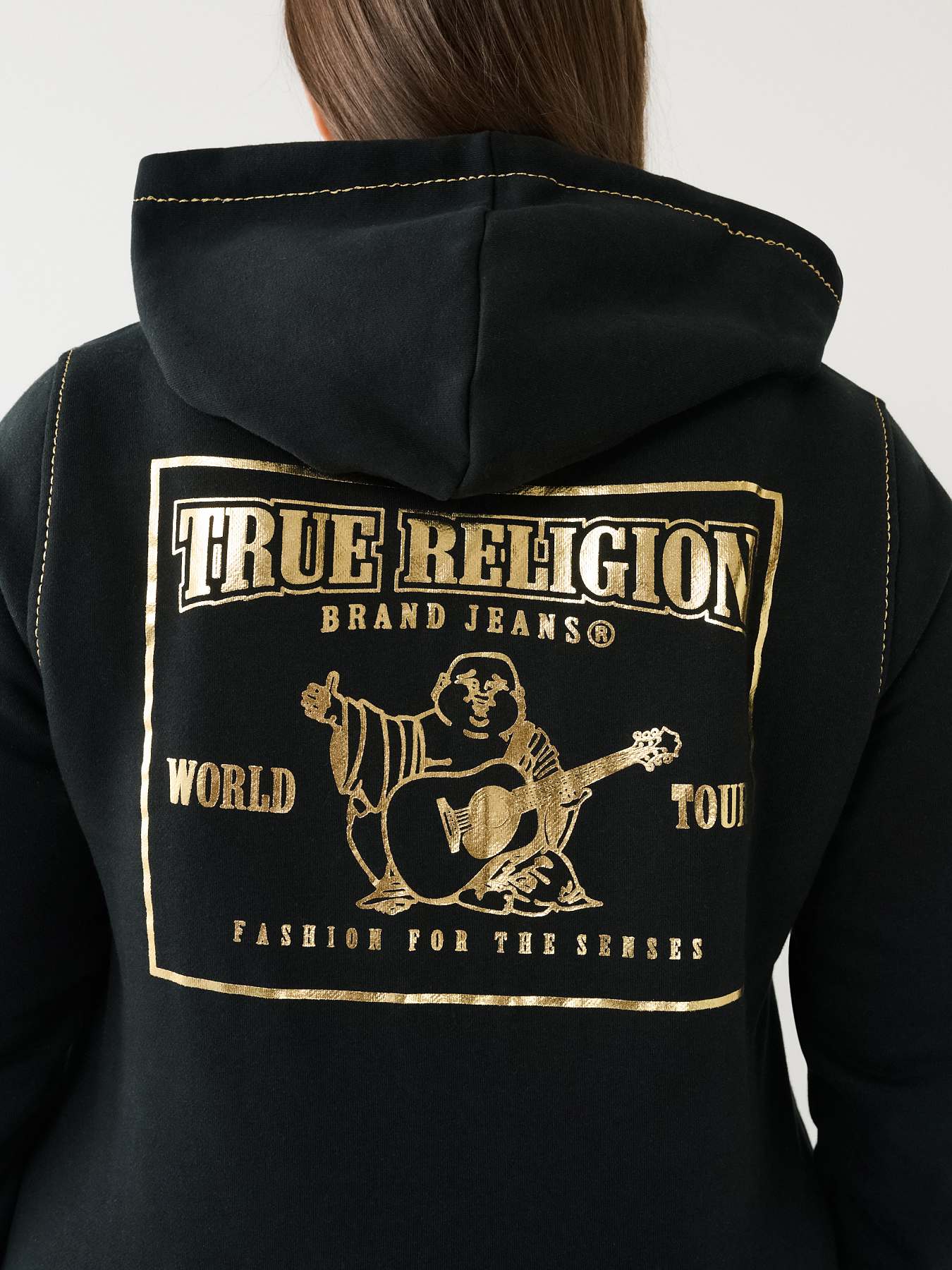 LUREX BIG T LOGO HOODIE