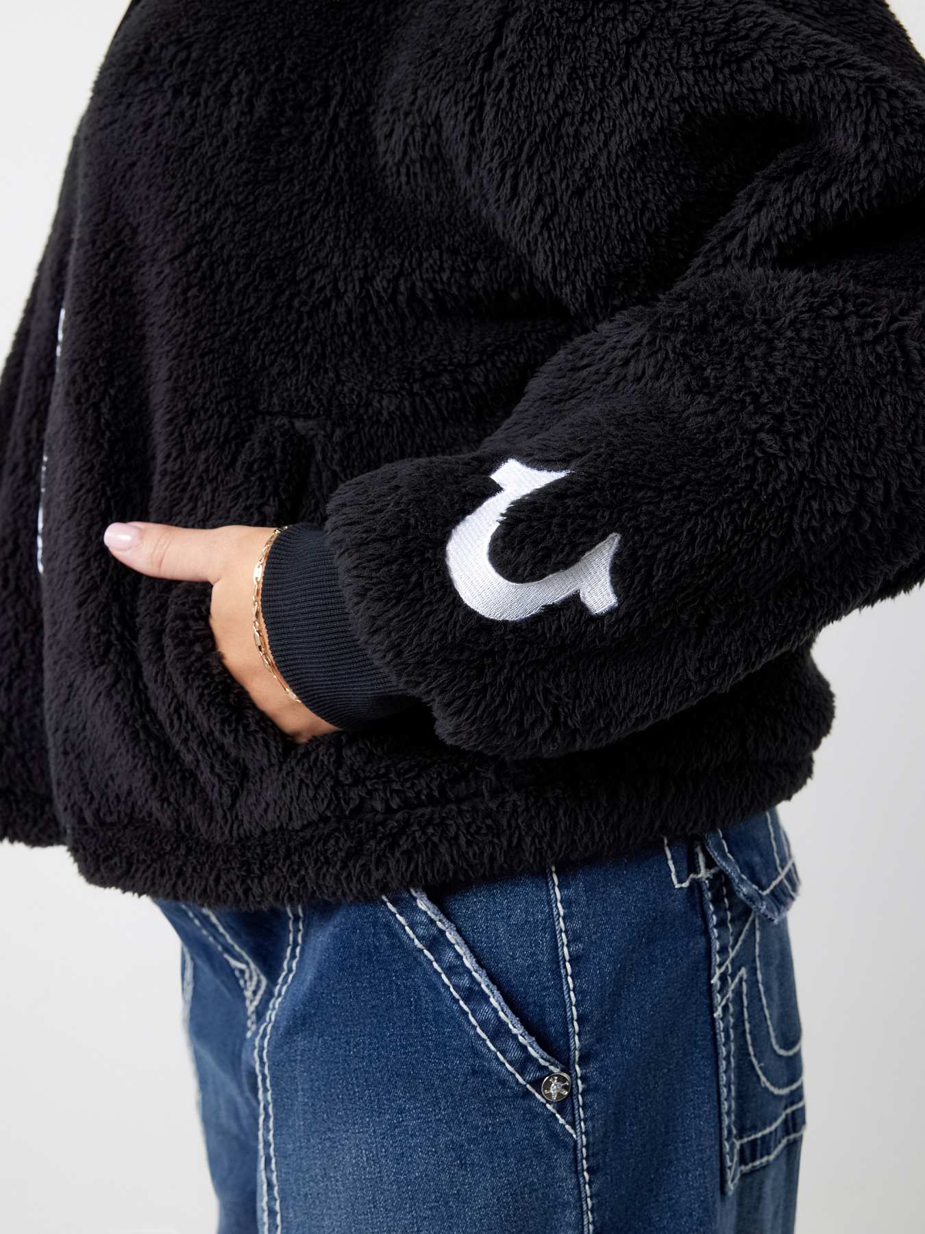 CHENILLE TRUE RLGN LOGO HOODED JACKET | True Religion