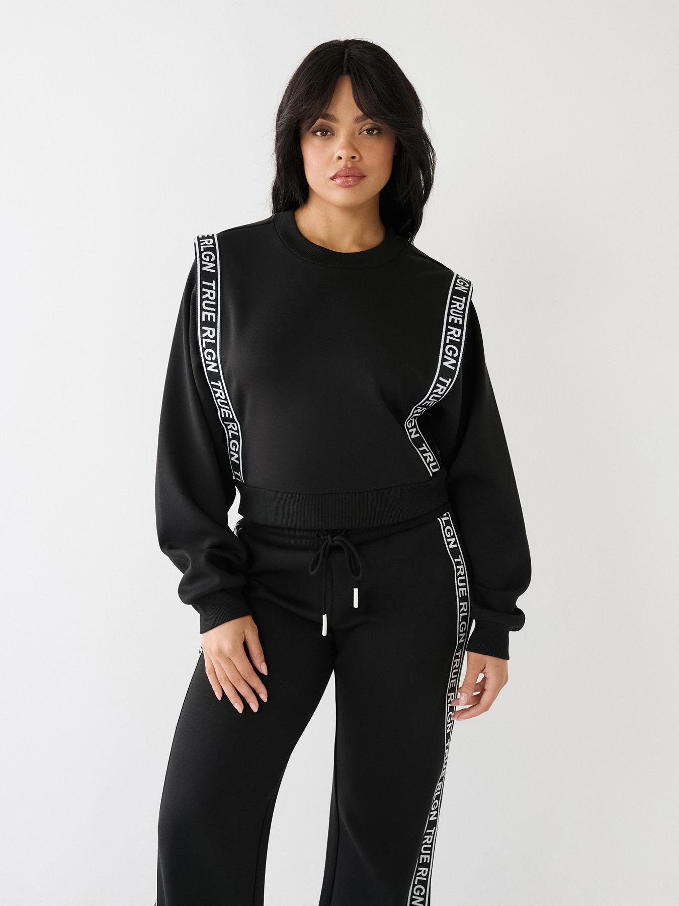 TR LOGO TAPE TRIM SWEATER | True Religion
