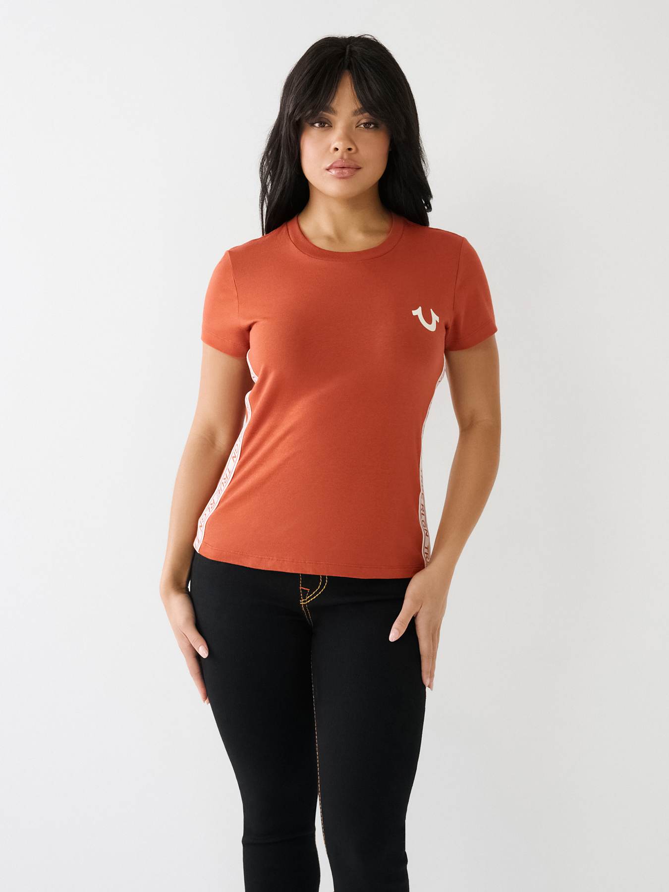 TR LOGO TRIM SLIM TEE