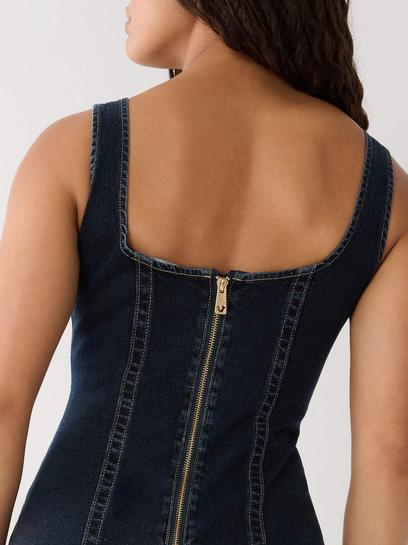 DENIM MINI DRESS