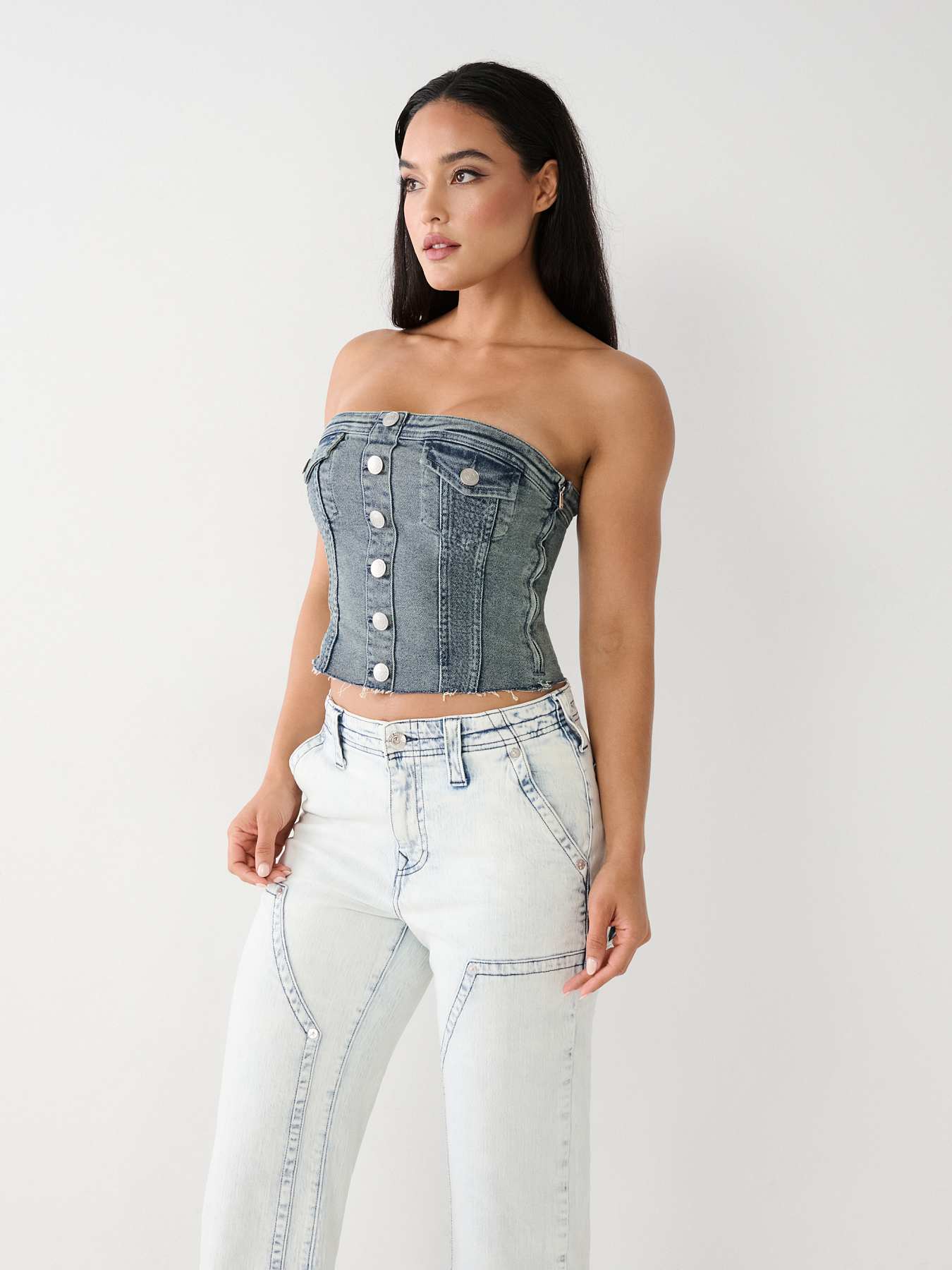 DENIM TUBE TOP DENIM TUBE TOP