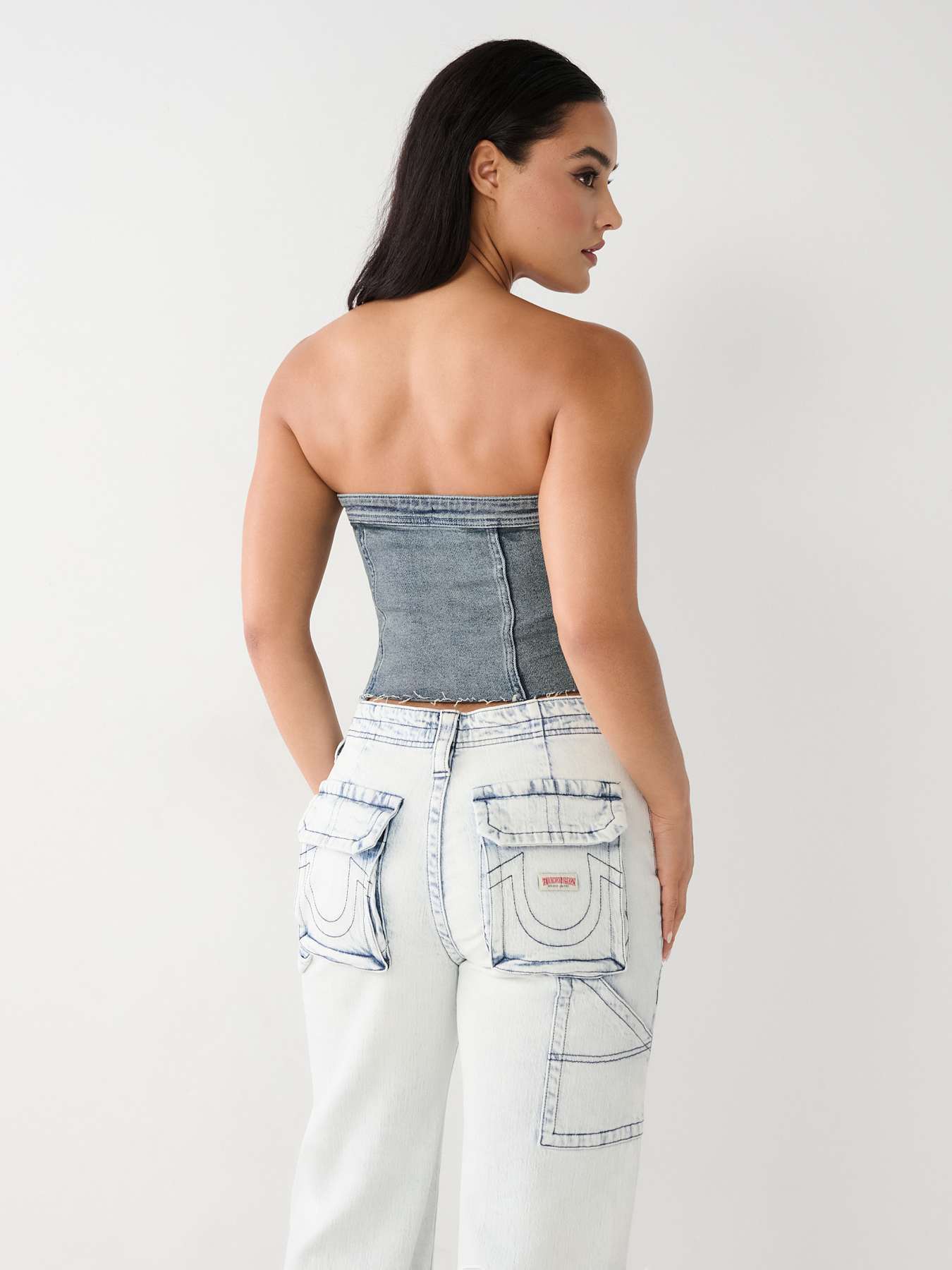 DENIM TUBE TOP