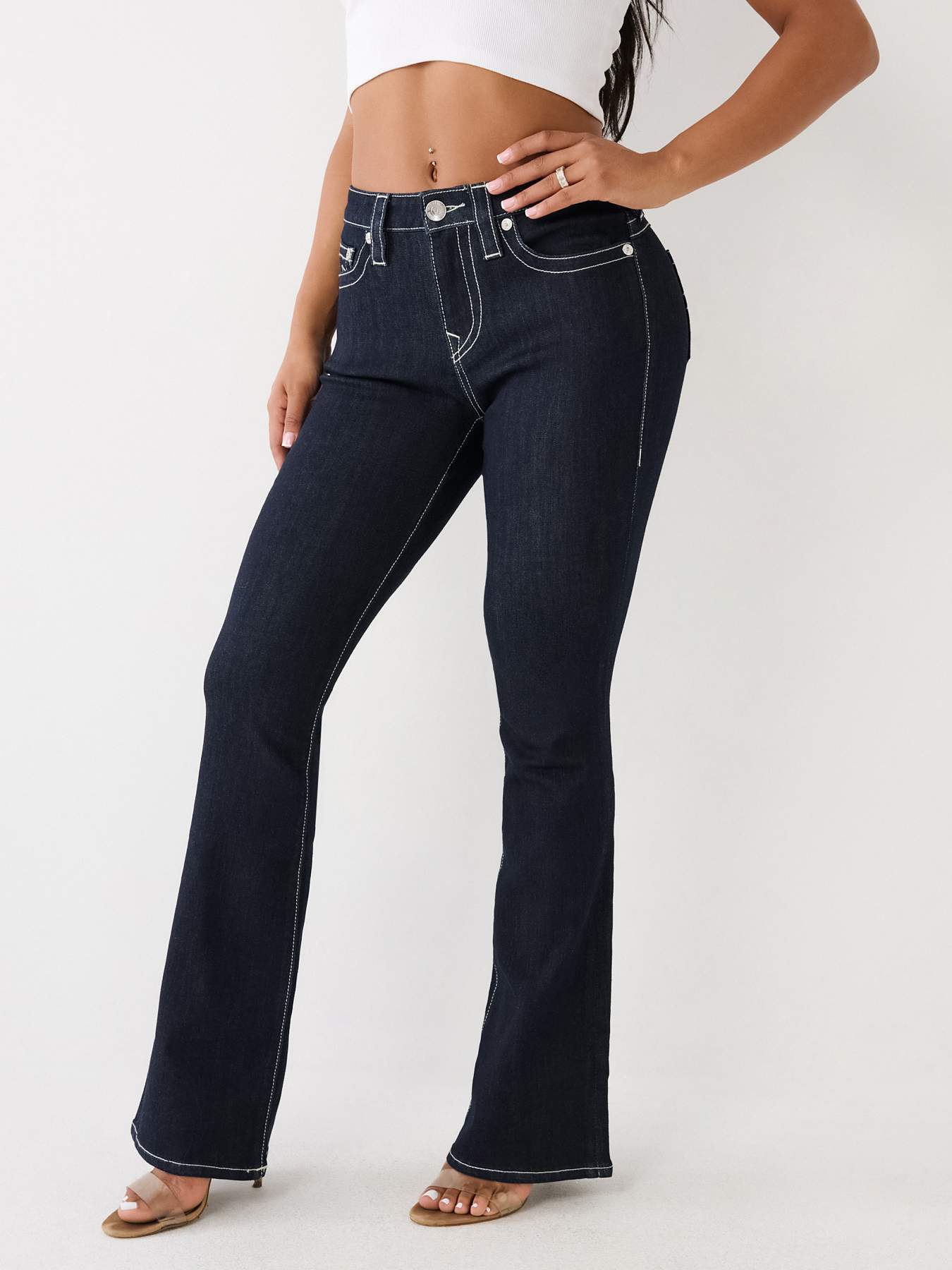 Becca Mid Rise Bootcut Jean