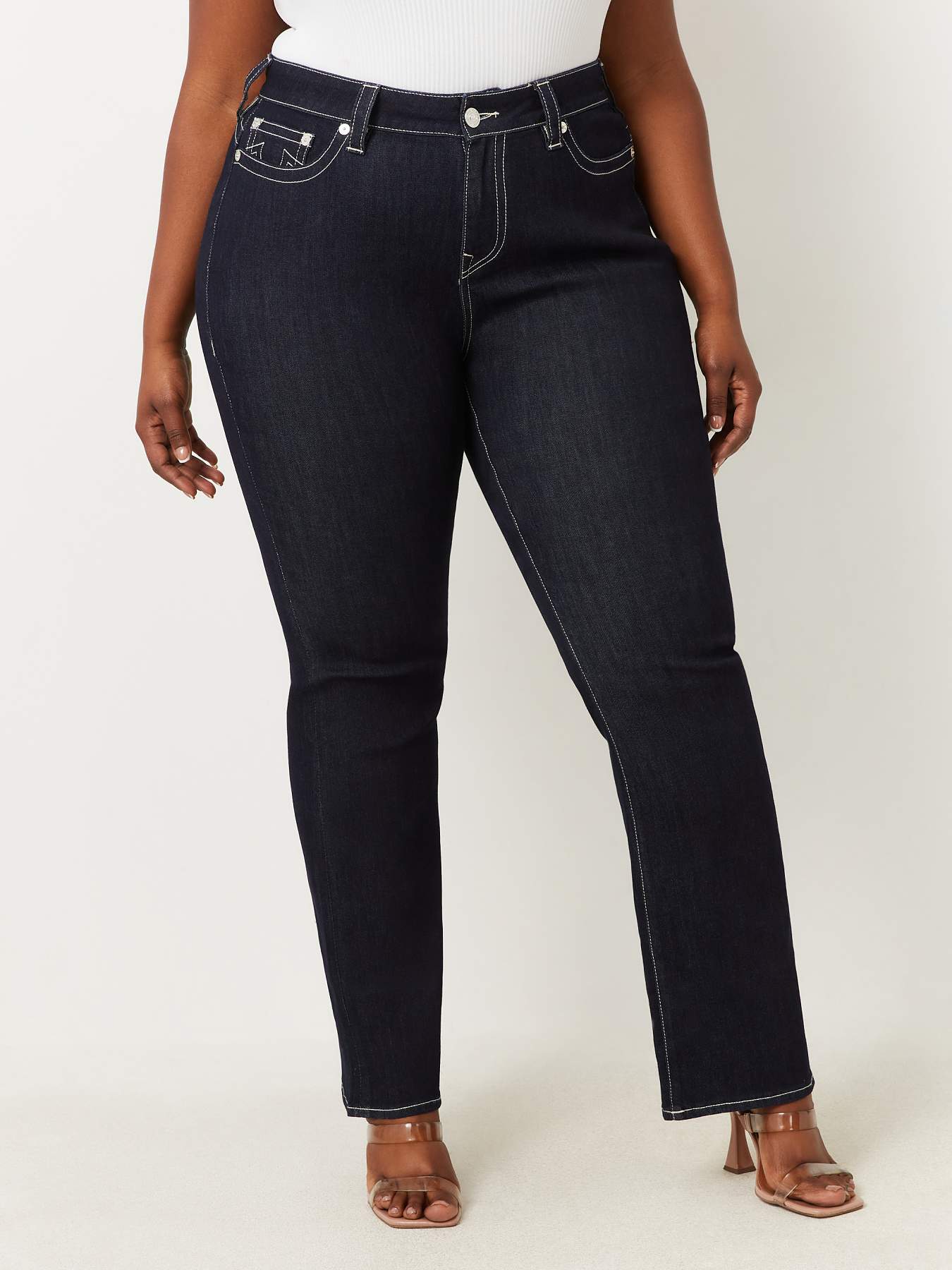 PLUS BECCA MID RISE BOOTCUT JEAN