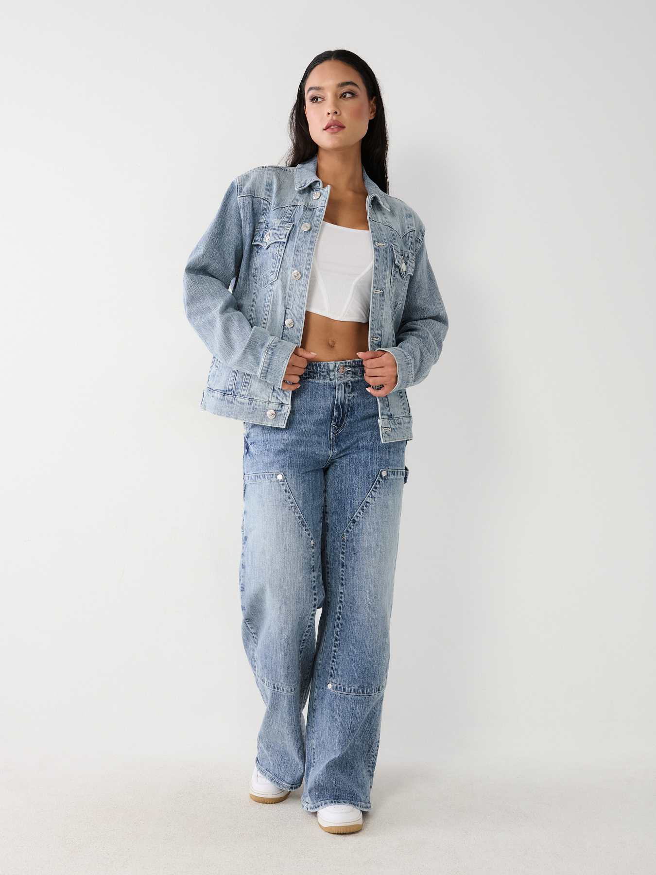 JIMMY HORSESHOE RELAXED DENIM JACKET