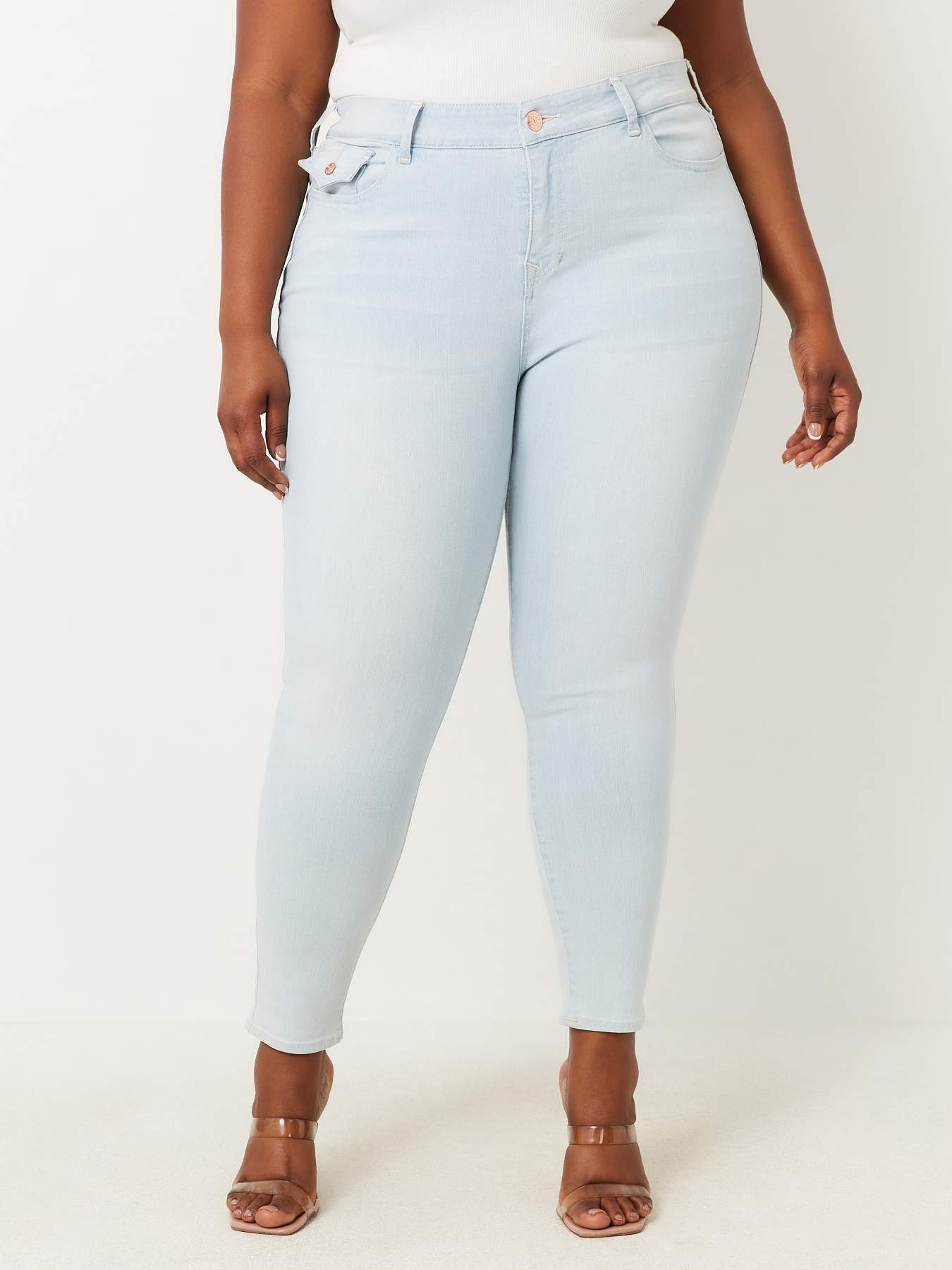 Plus Jennie Mid Rise Curvy Skinny Jean