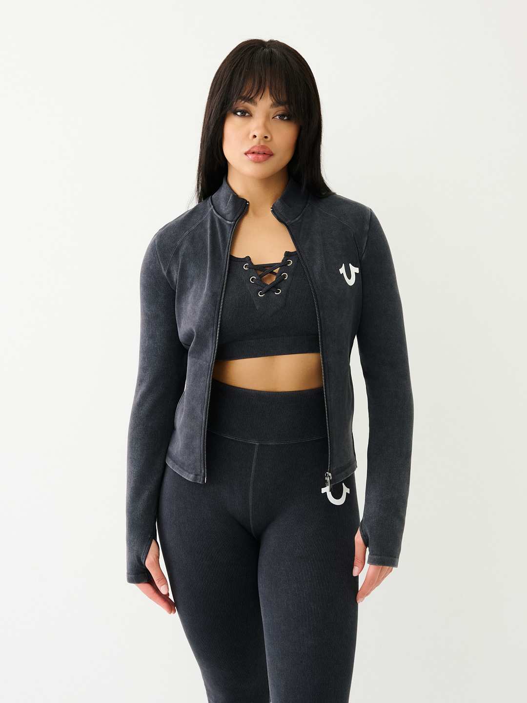 HS LOGO ZIP TRACK JACKET