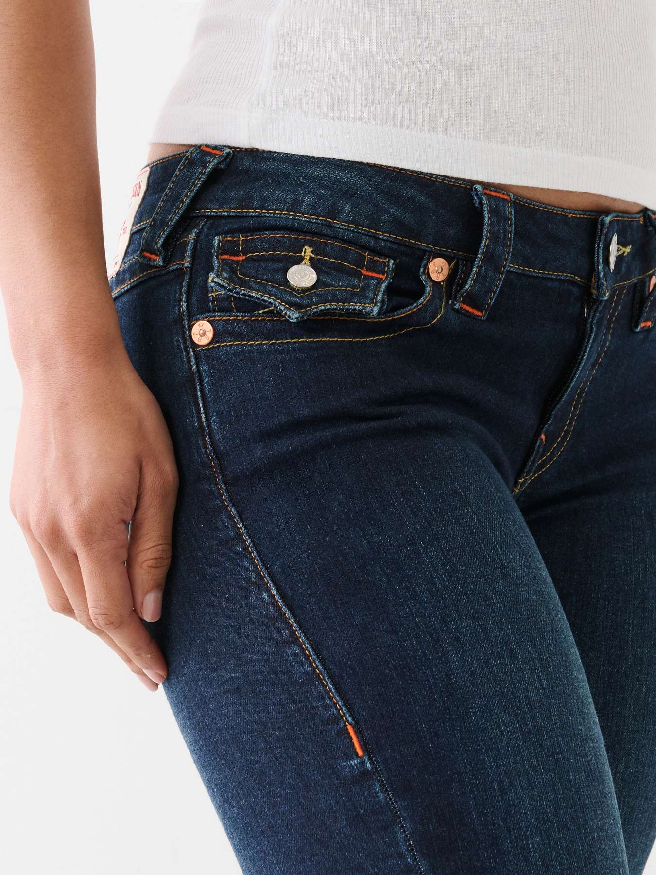 JOEY LOW RISE FLARE JEAN - Dark Wash Muddy Waters | True Religion