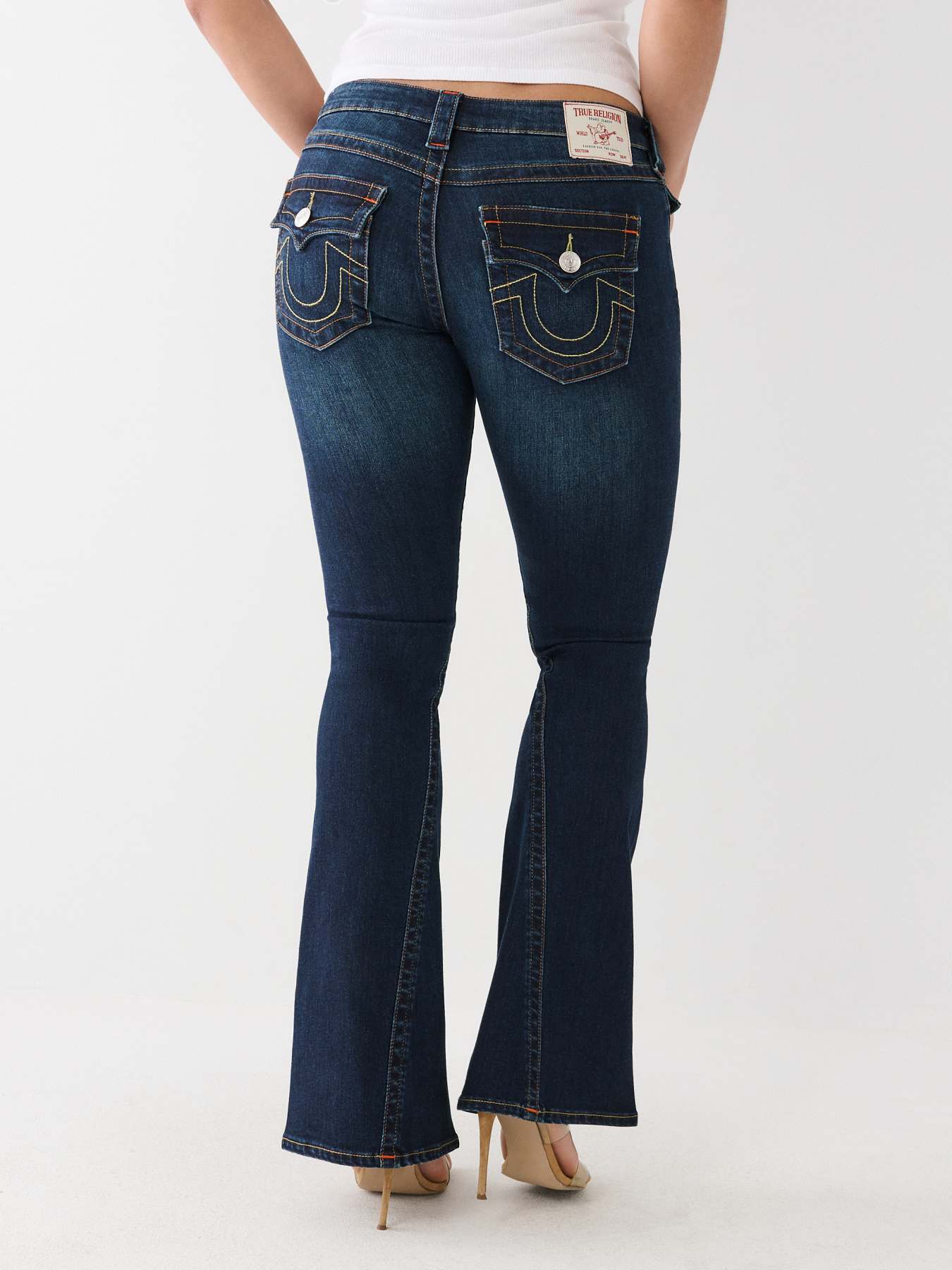 JOEY LOW RISE FLARE JEAN - Dark Wash Muddy Waters | True Religion