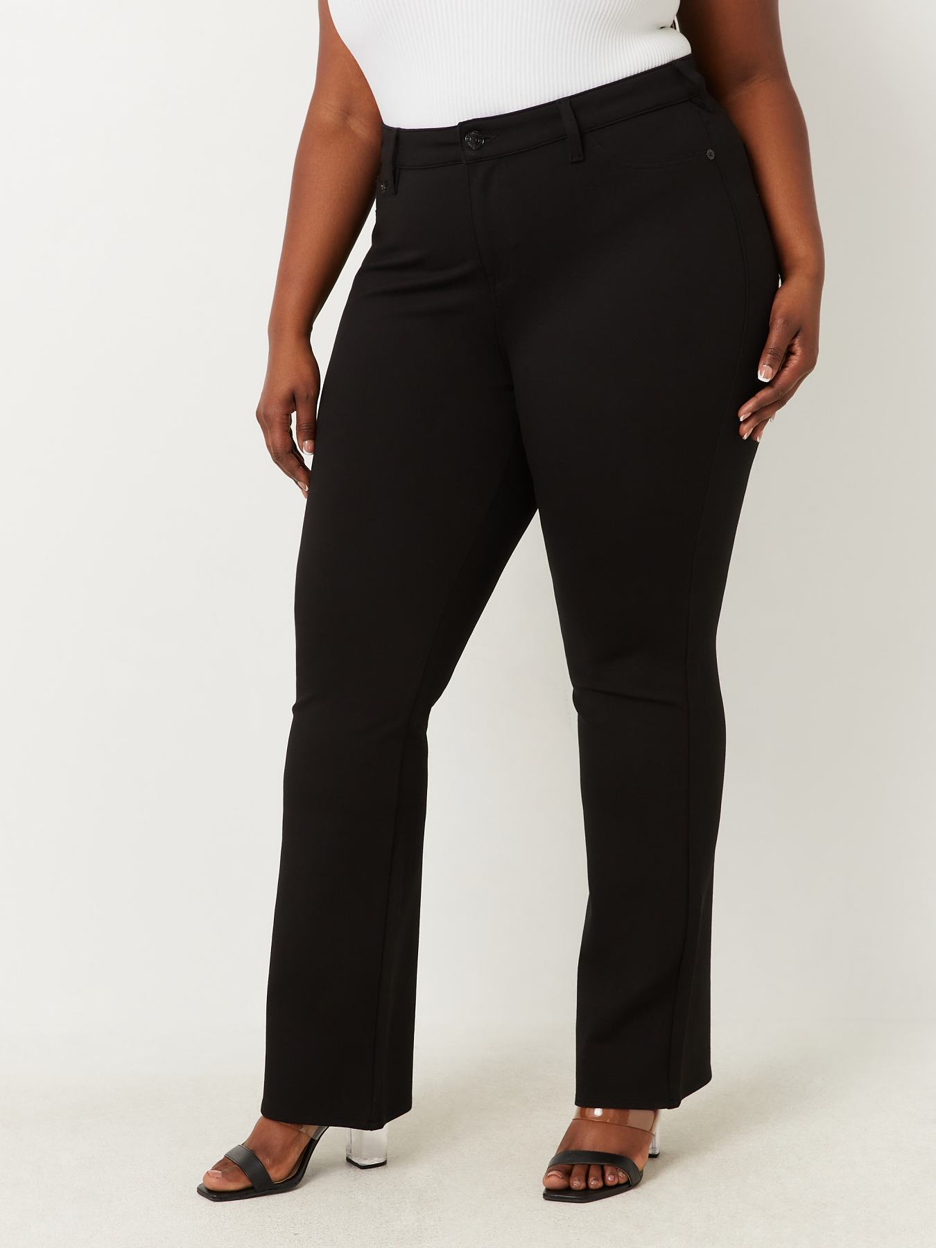 PLUS BECCA PONTE BOOTCUT PANT
