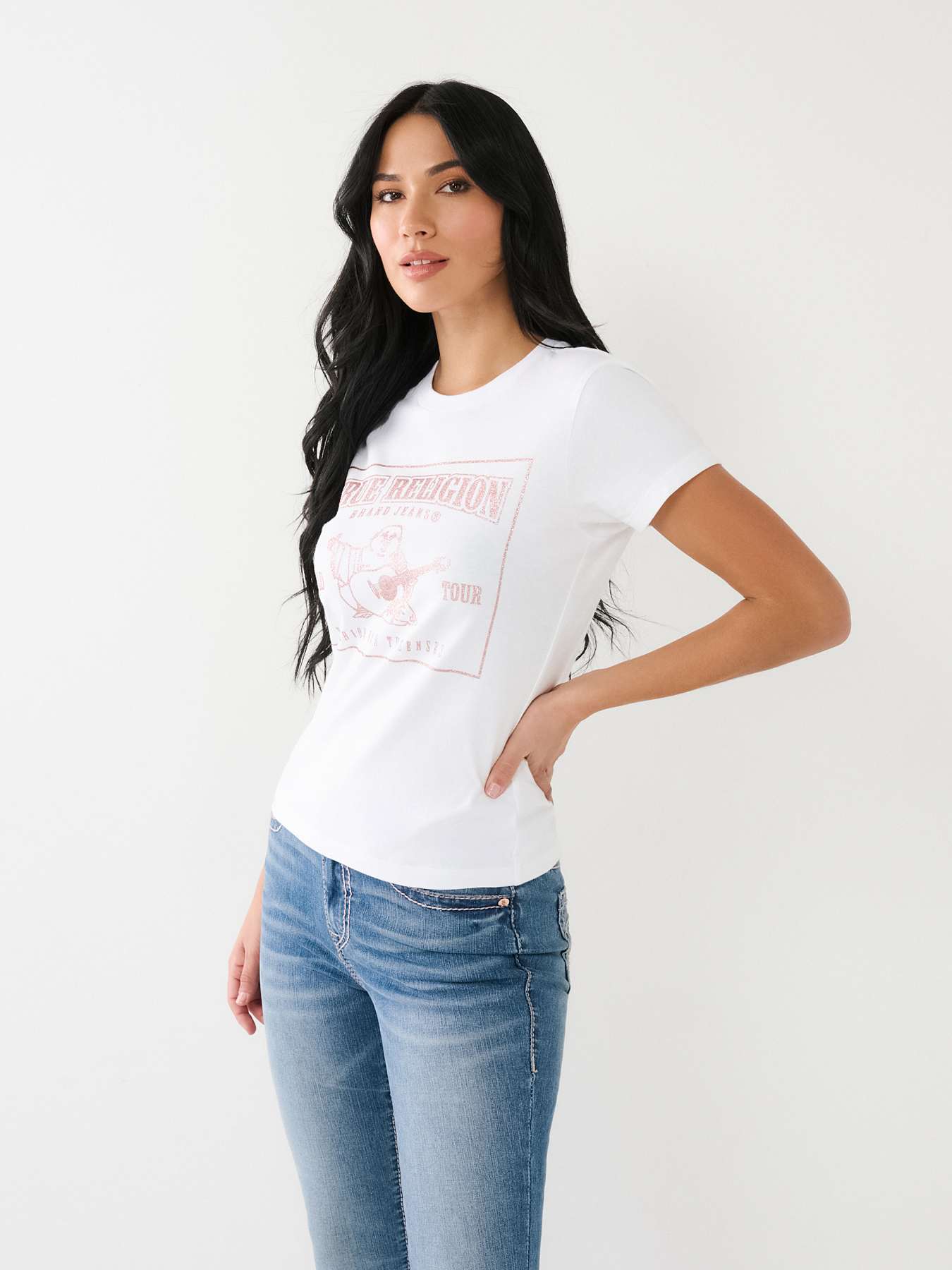 GLITTER SRS LOGO TEE | True Religion