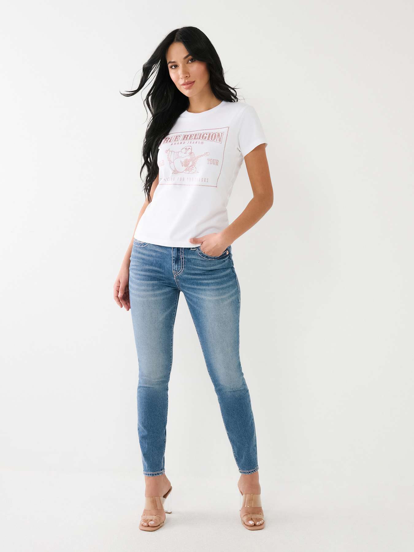 GLITTER SRS LOGO TEE | True Religion