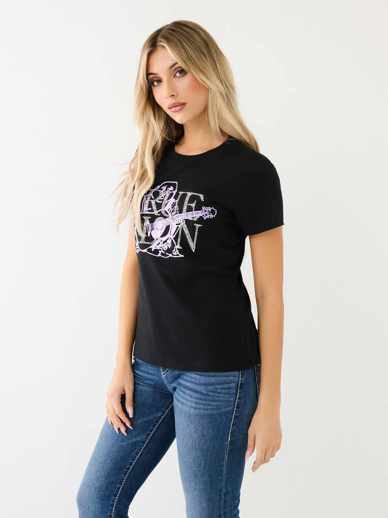 CRYSTAL TRUE RLGN TEE