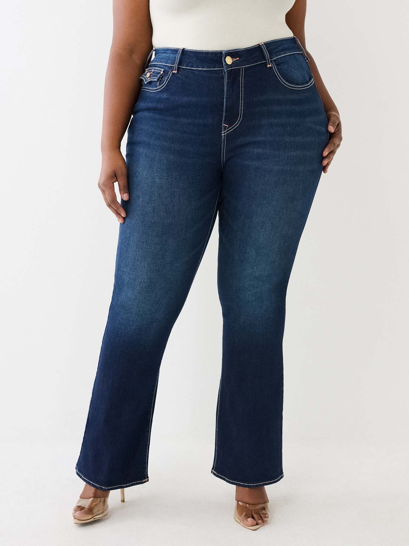 PLUS BECCA MID RISE BOOTCUT JEAN