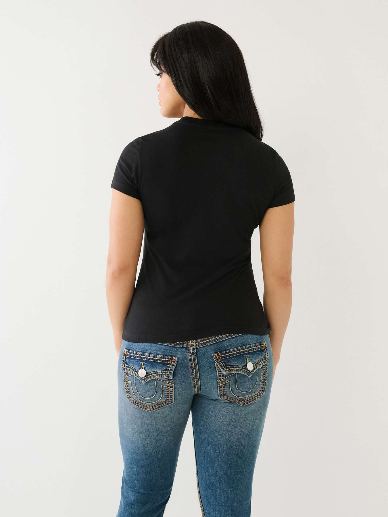STUDDED TR LOGO CREW TEE | True Religion