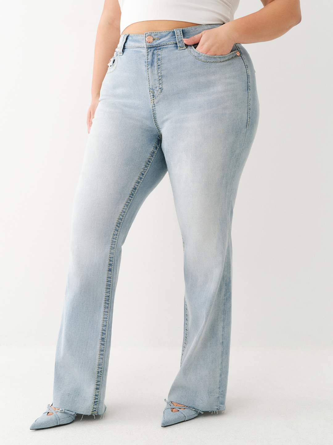 PLUS BECCA BIG T BOOTCUT JEAN