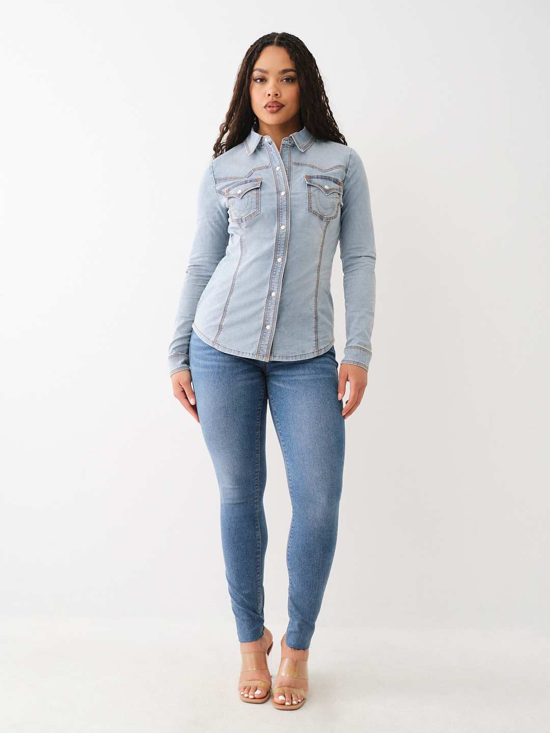 DENIM SLIM WESTERN SHIRT - La Jolla | True Religion