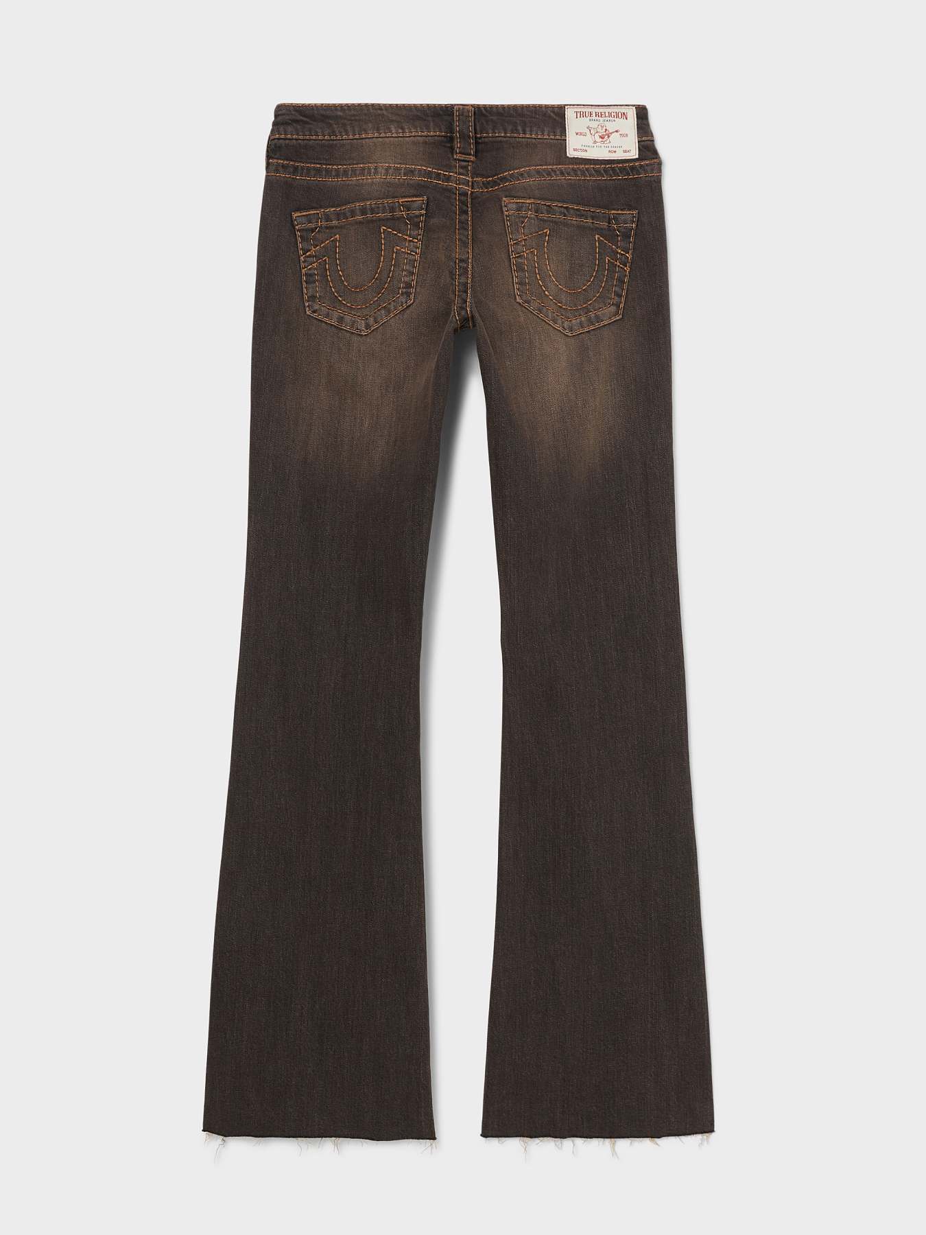 BECCA LOW RISE BIG T BOOTCUT JEAN - Dark Wash | True Religion