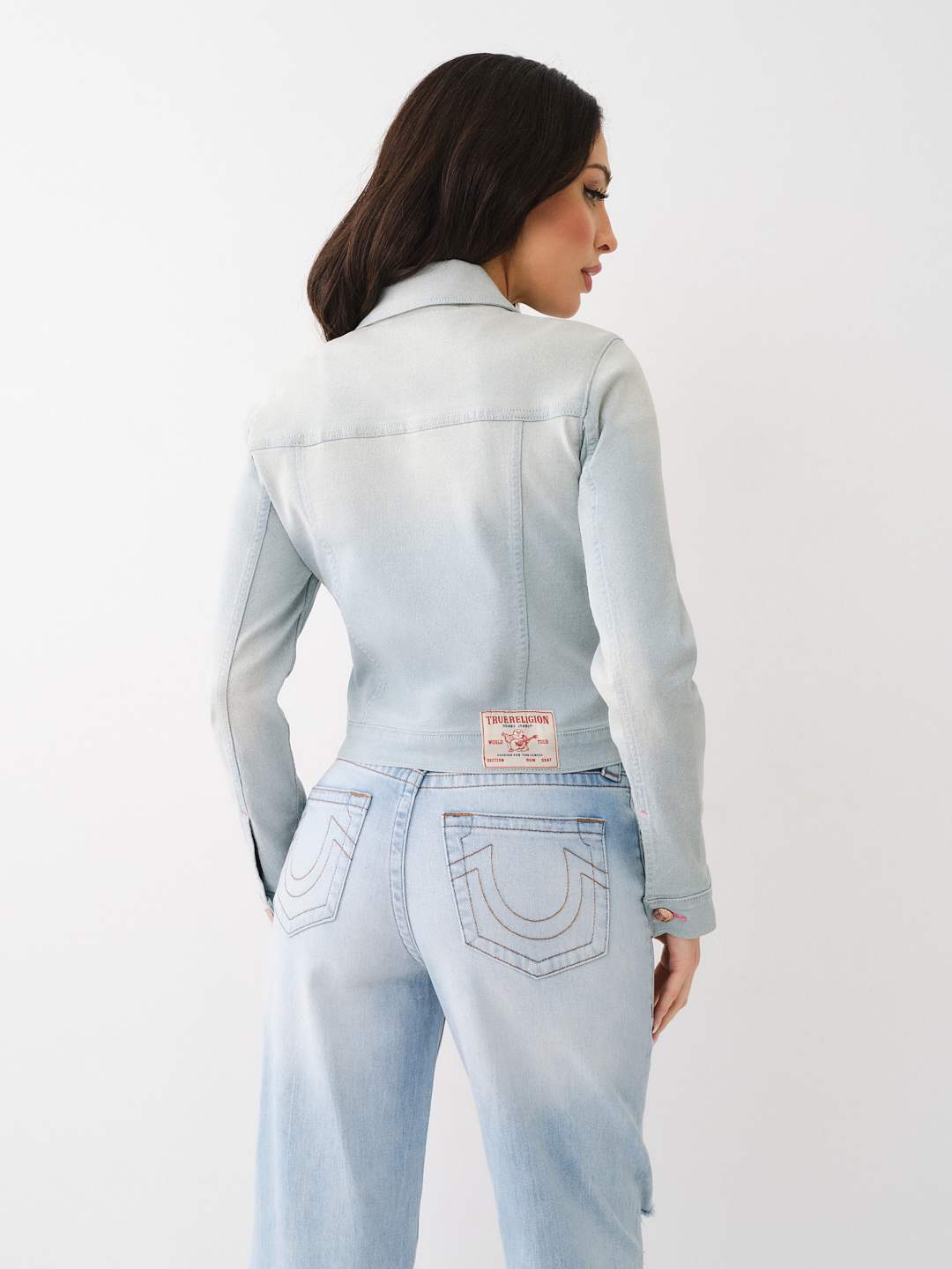 JESSE SLIM CROP DENIM JACKET