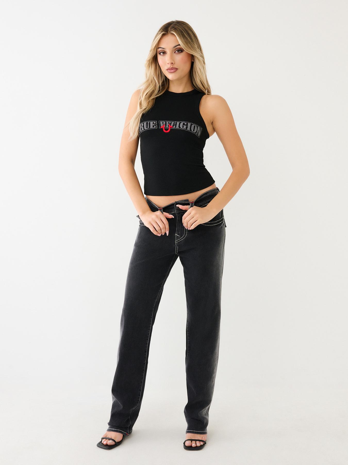 EMBROIDERED HS RIB TANK