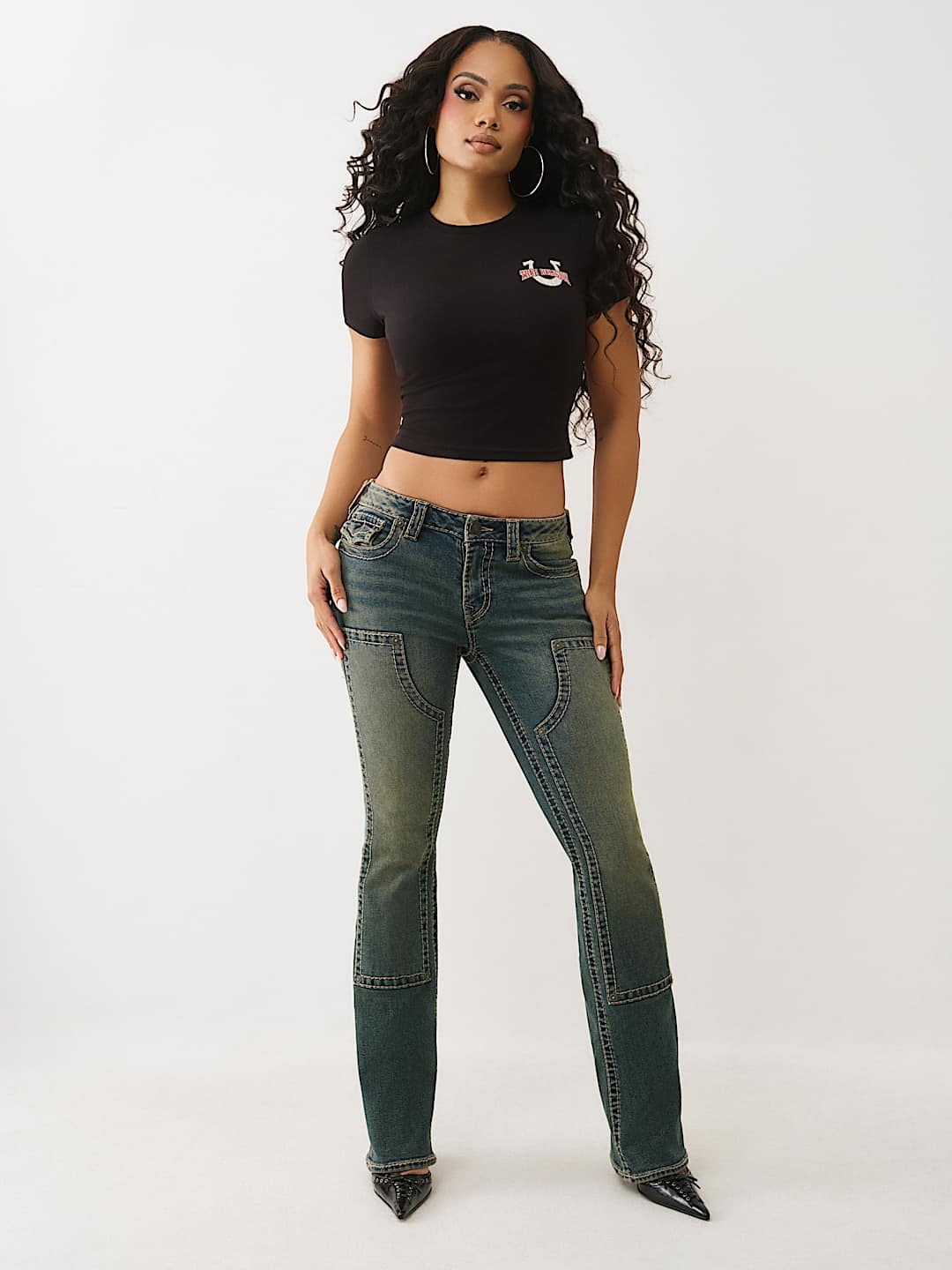 BECCA CARPTENTER BIG T BOOTCUT JEAN - Ocean Glow | True Religion