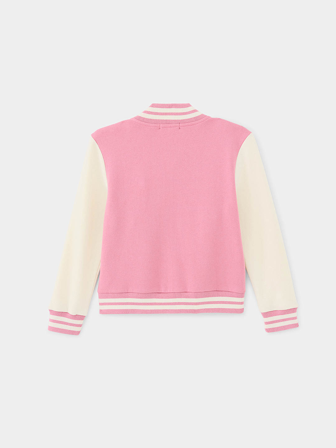 GIRLS VARSITY JACKET - Baby Pink | True Religion